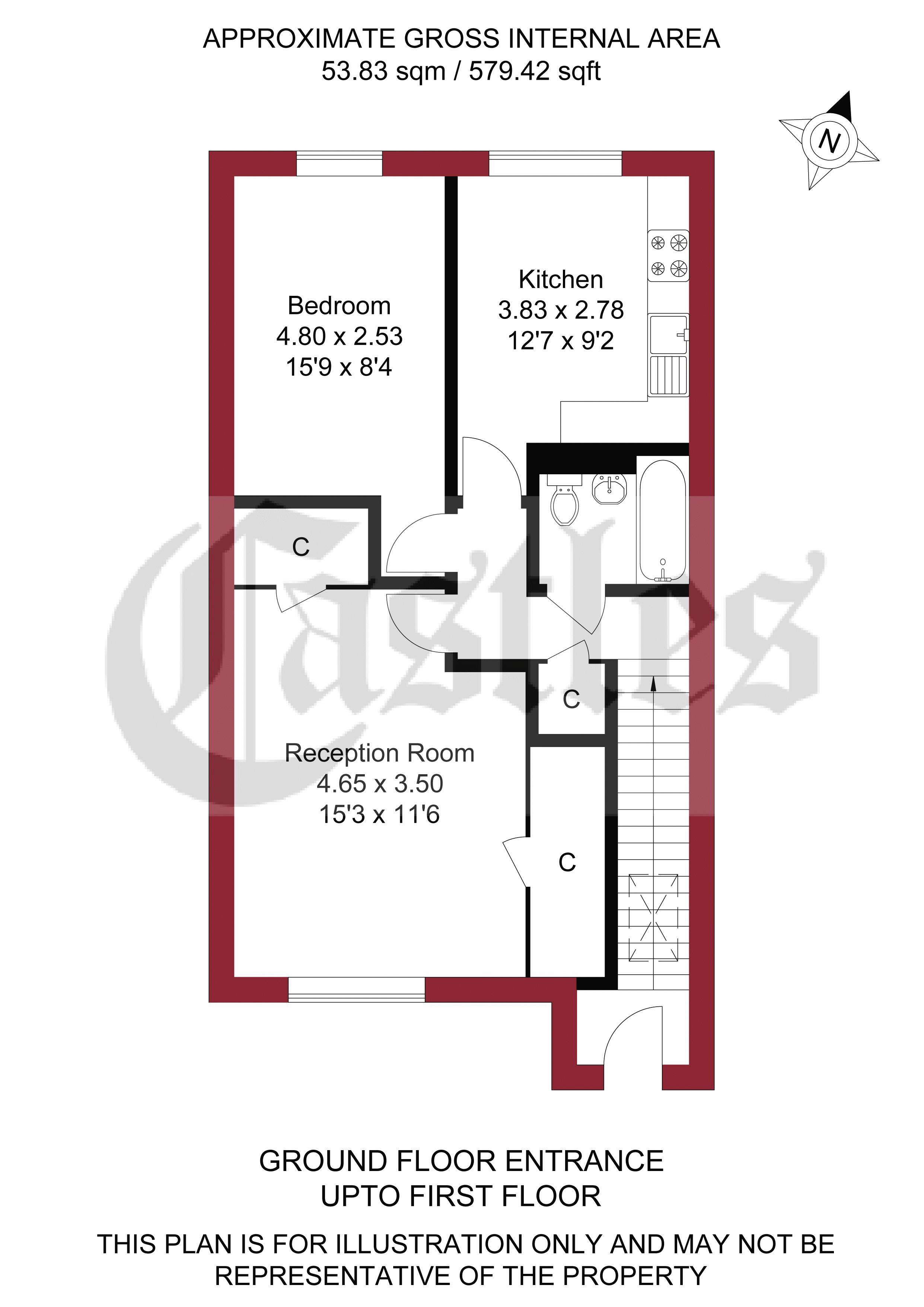 Town Road, London N9, 1 bedroom property for sale - 64180511 ...
