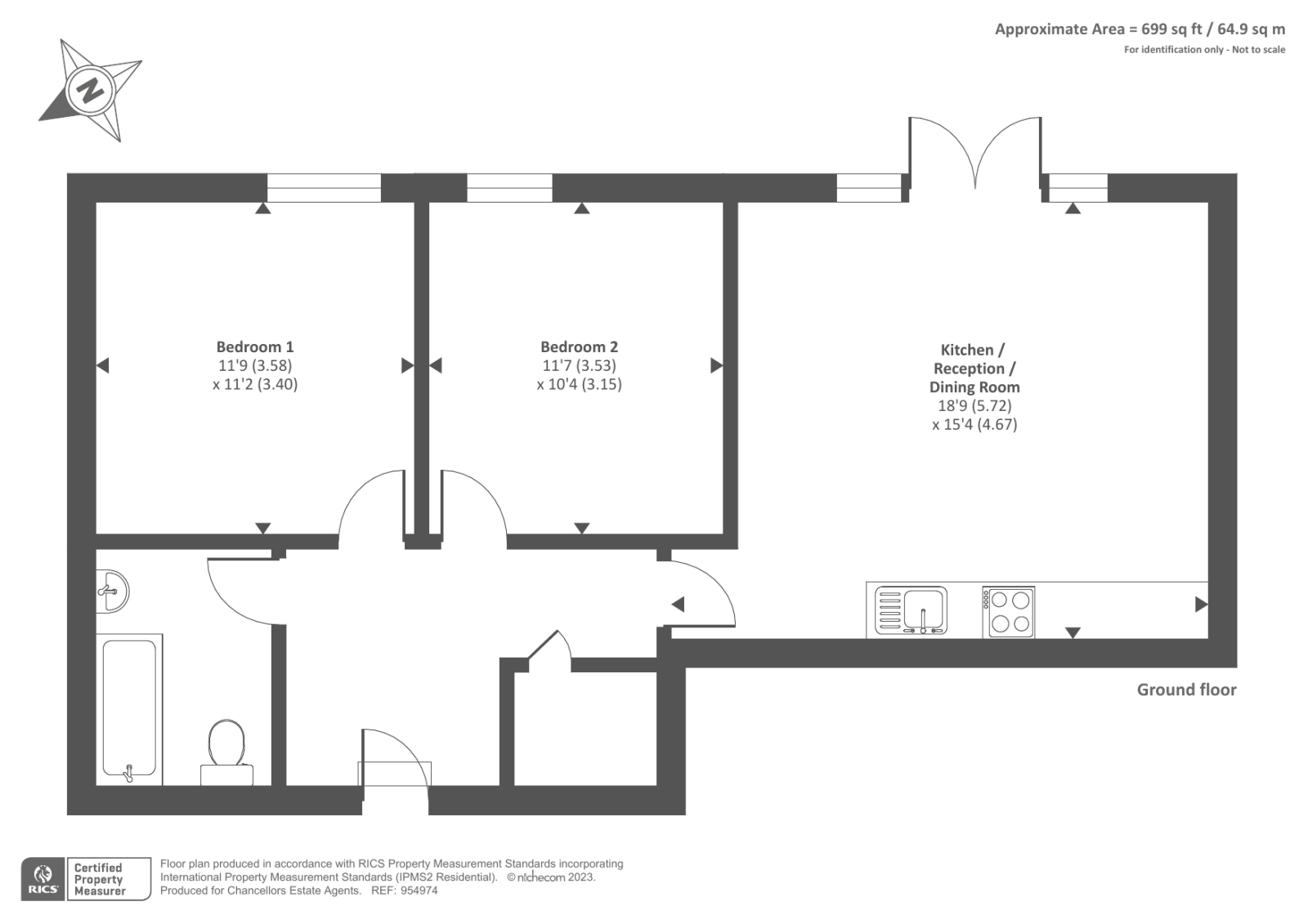 Thatcham, The Broadway RG19, 2 bedroom flat for sale - 64340639 ...