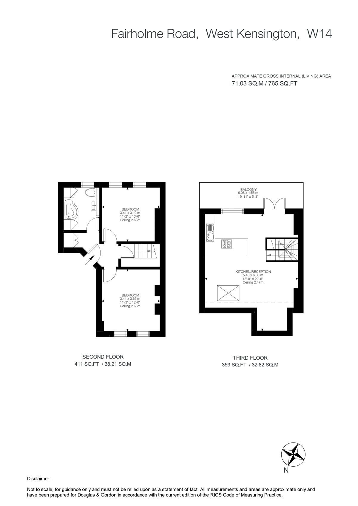 Fairholme Road, London W14, 2 bedroom maisonette for sale - 61903715 ...