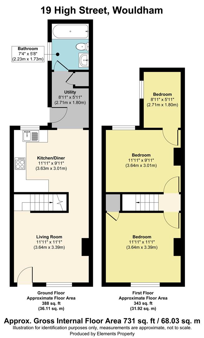 High Street, Wouldham, Rochester ME1, 3 bedroom end terrace house for ...
