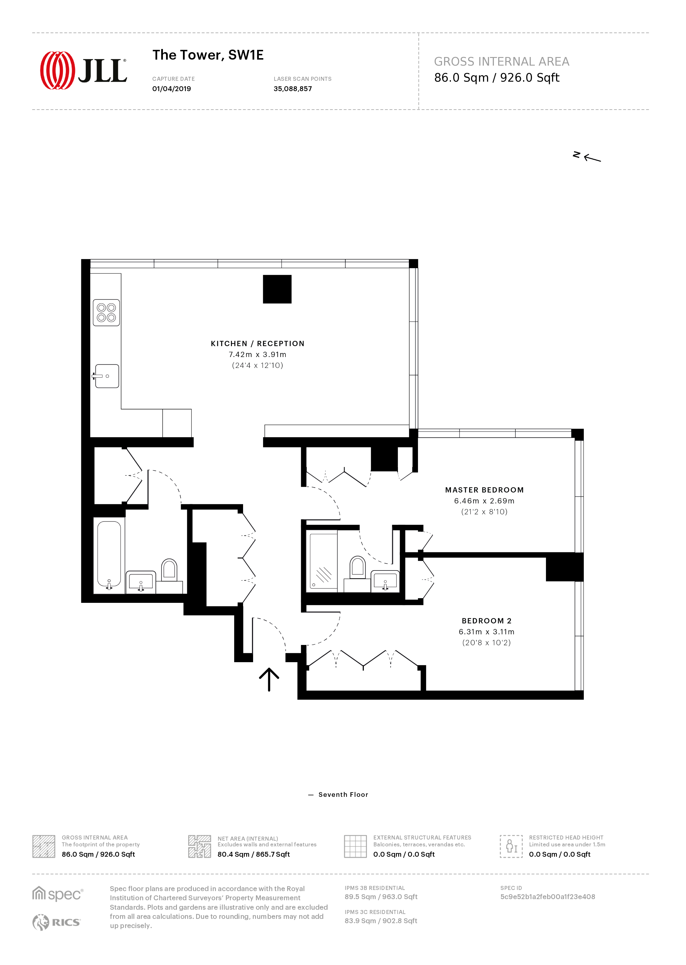 Free property report Apartment 706, 64, Buckingham Gate, London, SW1E ...