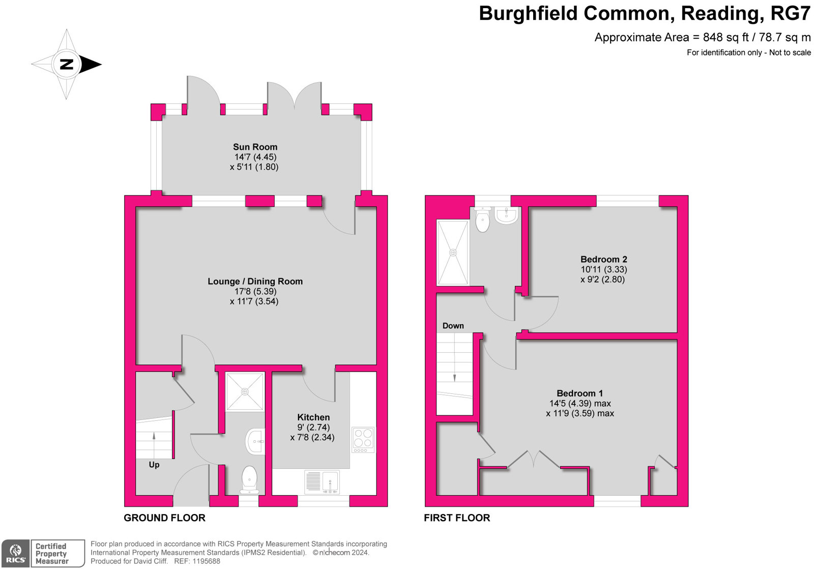 Highfield Court, Burghfield Common, Reading, Berkshire RG7, 2 bedroom ...