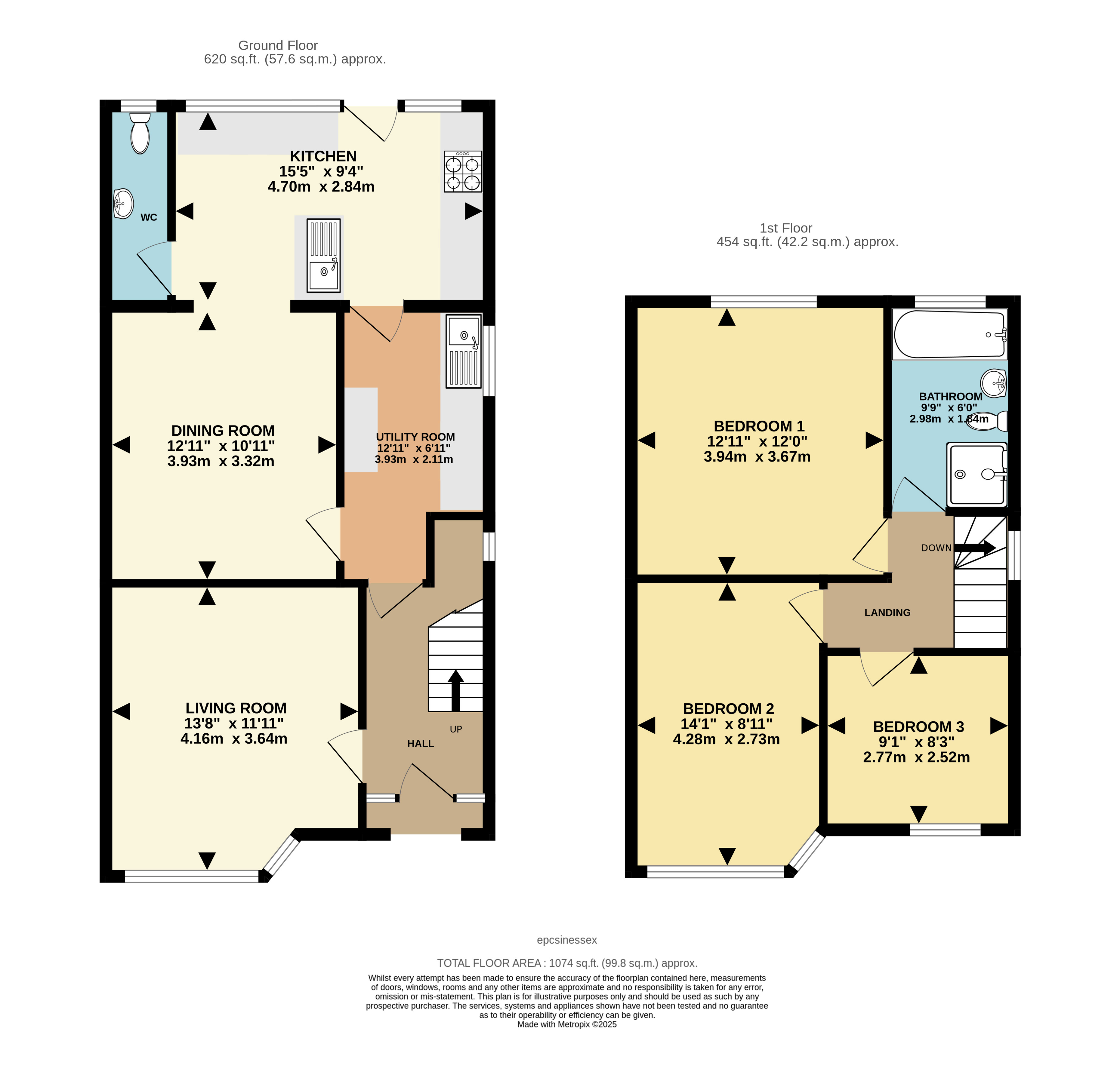 High Road North, Laindon, Basildon, Essex SS15, 3 bedroom semi-detached ...