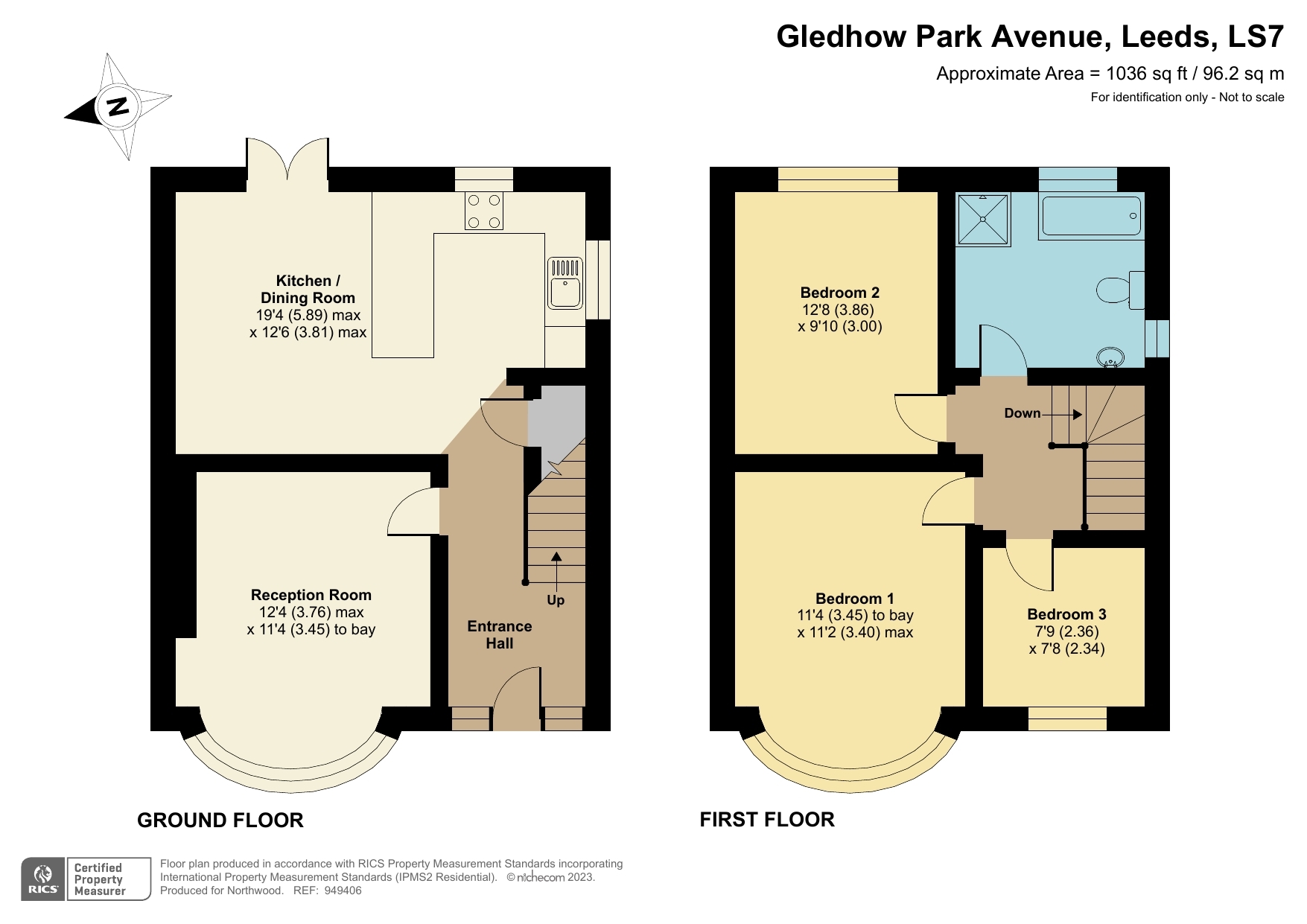 Gledhow Park Avenue, Chapel Allerton, Leeds LS7, 3 bedroom semi ...