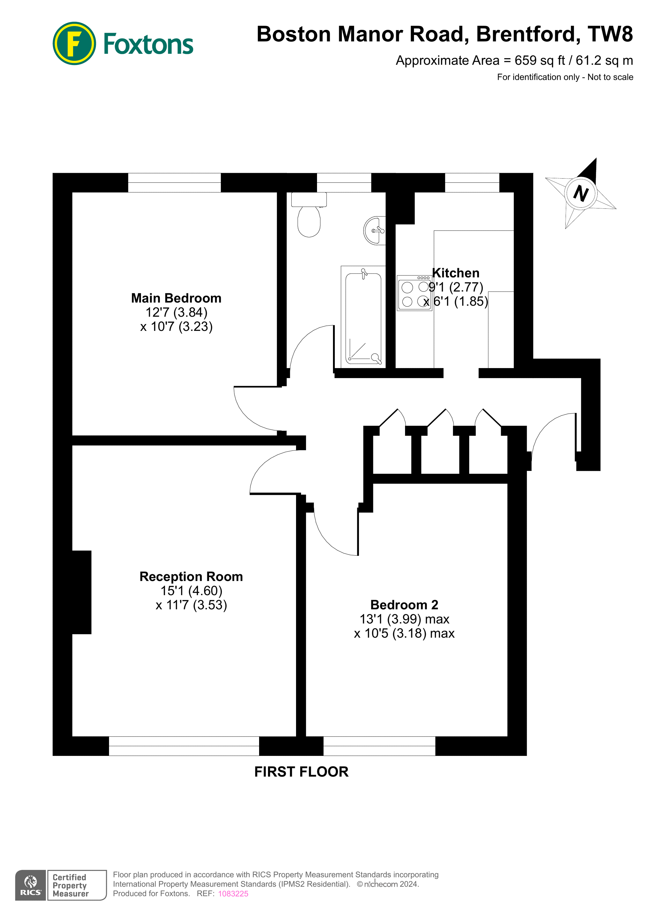 Manor Vale, Boston Manor, Brentford TW8, 2 bedroom flat for sale ...