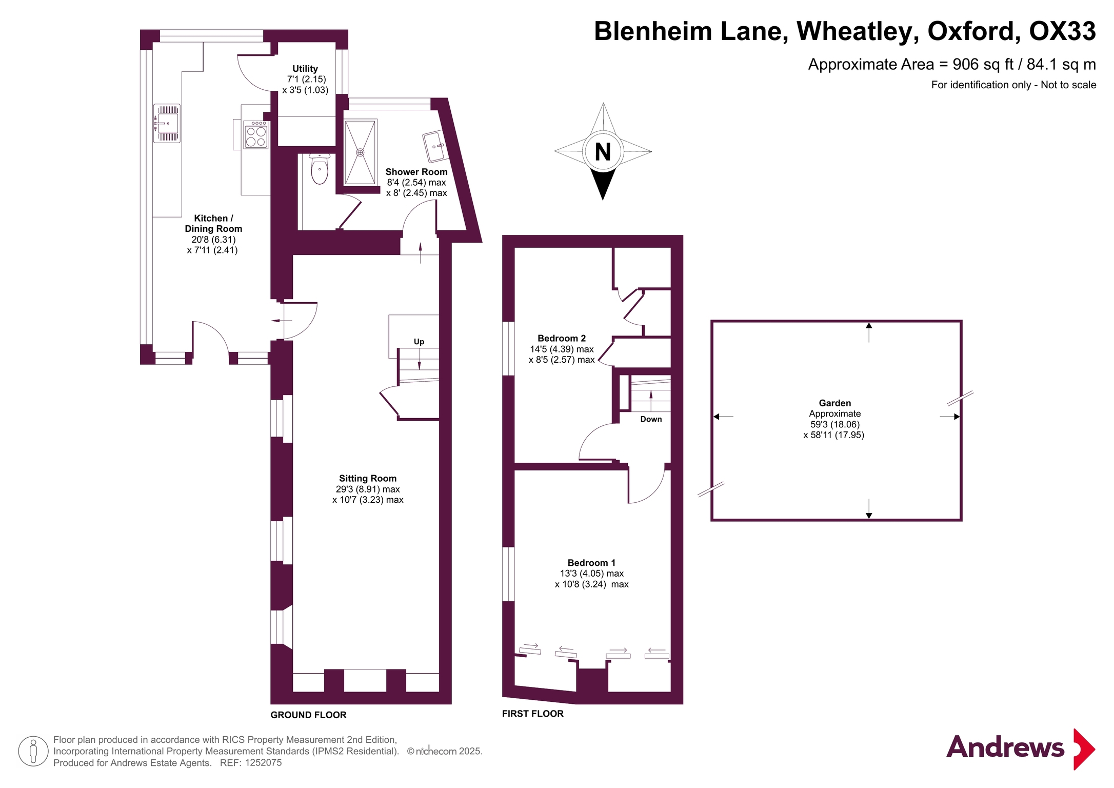 Blenheim Lane, Wheatley, Oxford, Oxfordshire OX33, 2 bedroom cottage ...