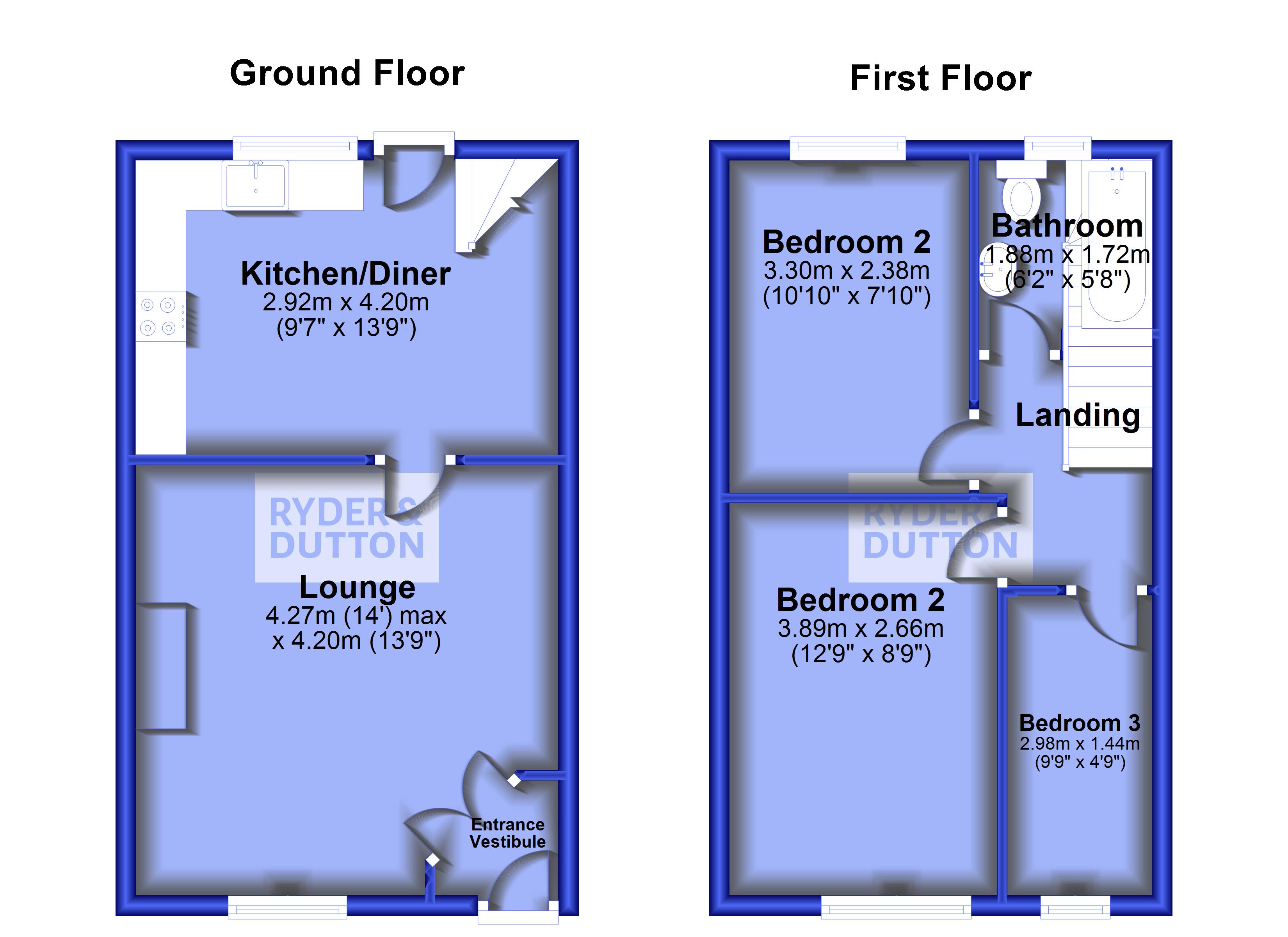 Kenworthy Terrace, Newbold, Rochdale, Greater Manchester OL16, 3 ...