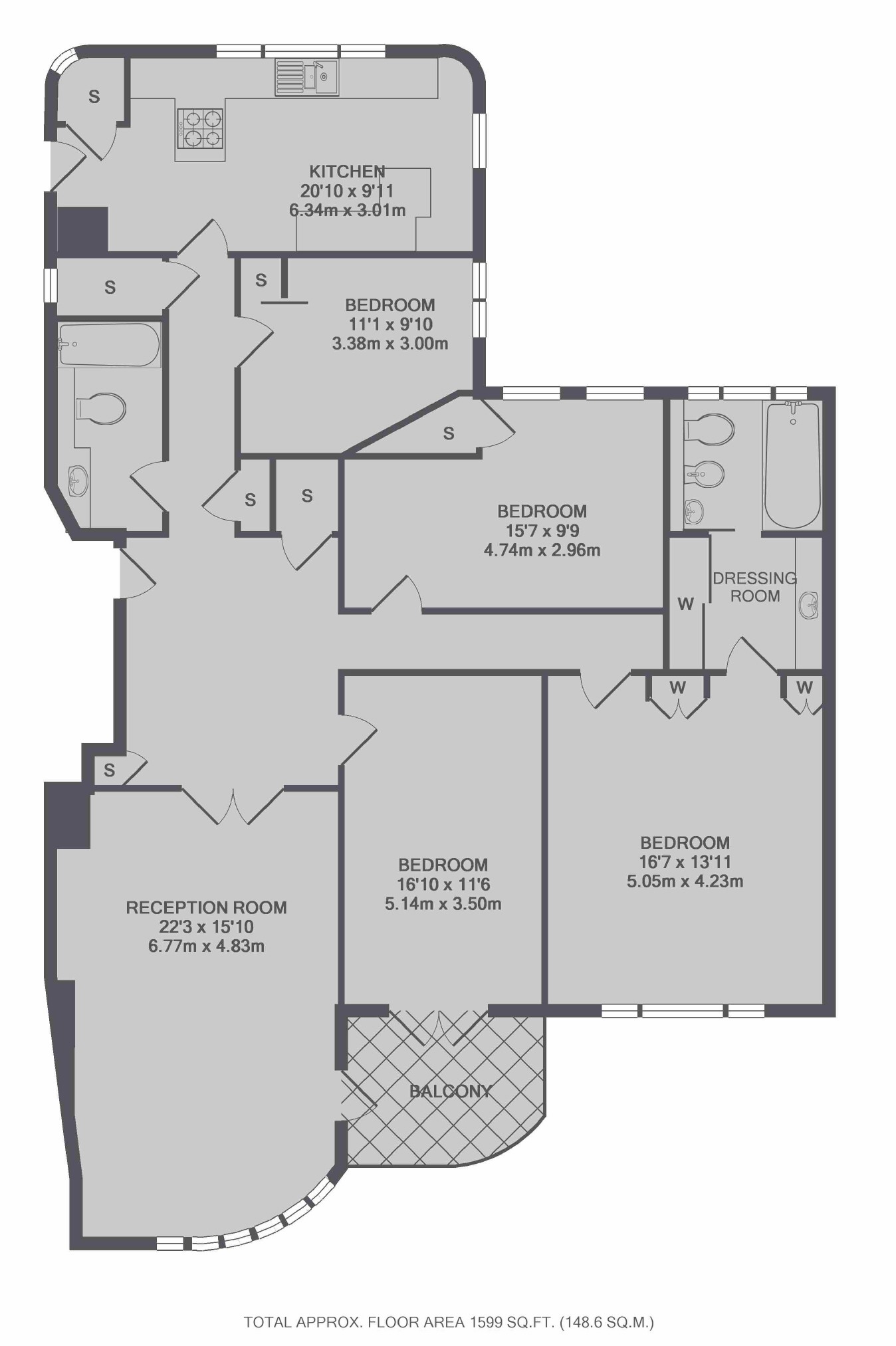 4 bed flat for sale in Roehampton Lane, London SW15 - Zoopla