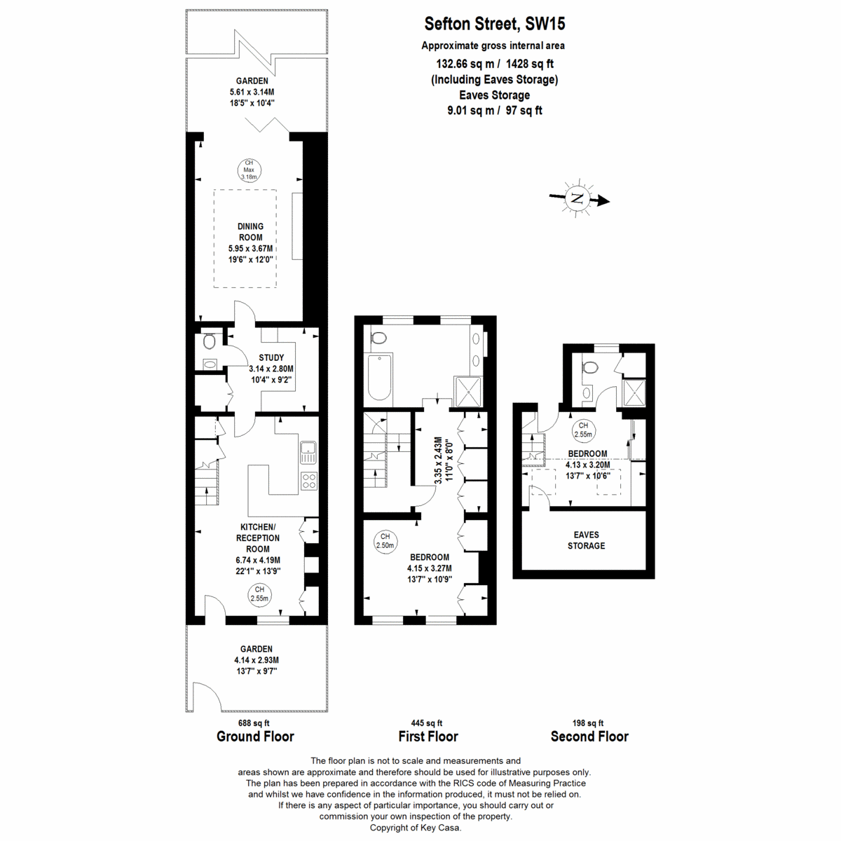 Sefton Street, London SW15, 2 bedroom terraced house for sale ...