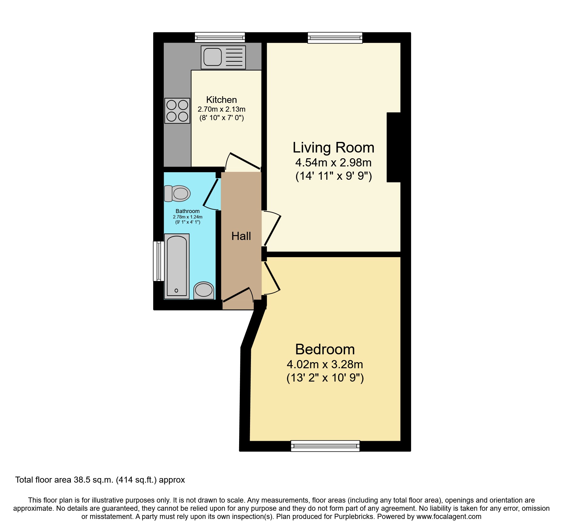 157 Grove Lane, Denmark Hill SE5, 1 bedroom flat for sale - 61507398 ...