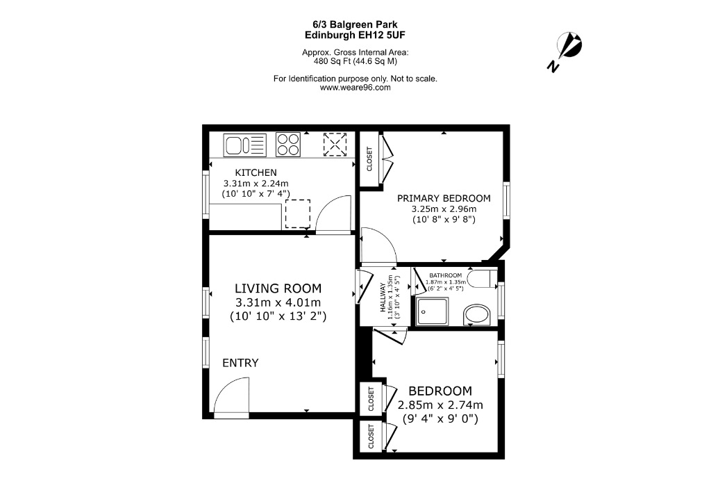 Balgreen Park, Balgreen, Edinburgh EH12, 2 bedroom flat to rent ...