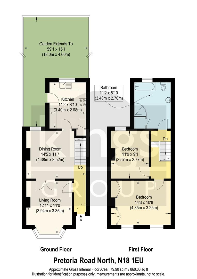 Pretoria Road North, Edmonton N18, 2 bedroom terraced house to rent ...