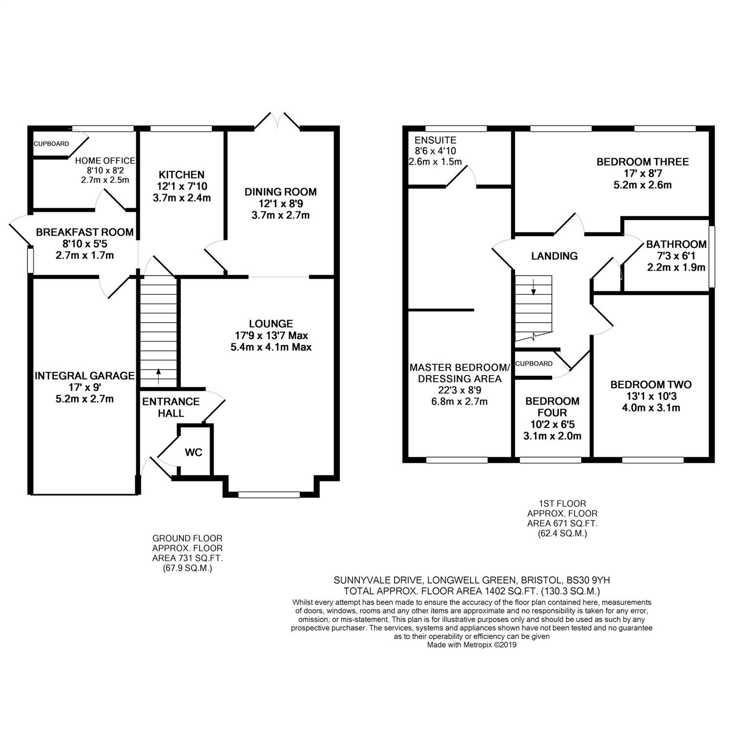 Free property report 11, Sunnyvale Drive, Longwell Green, Bristol, BS30 ...