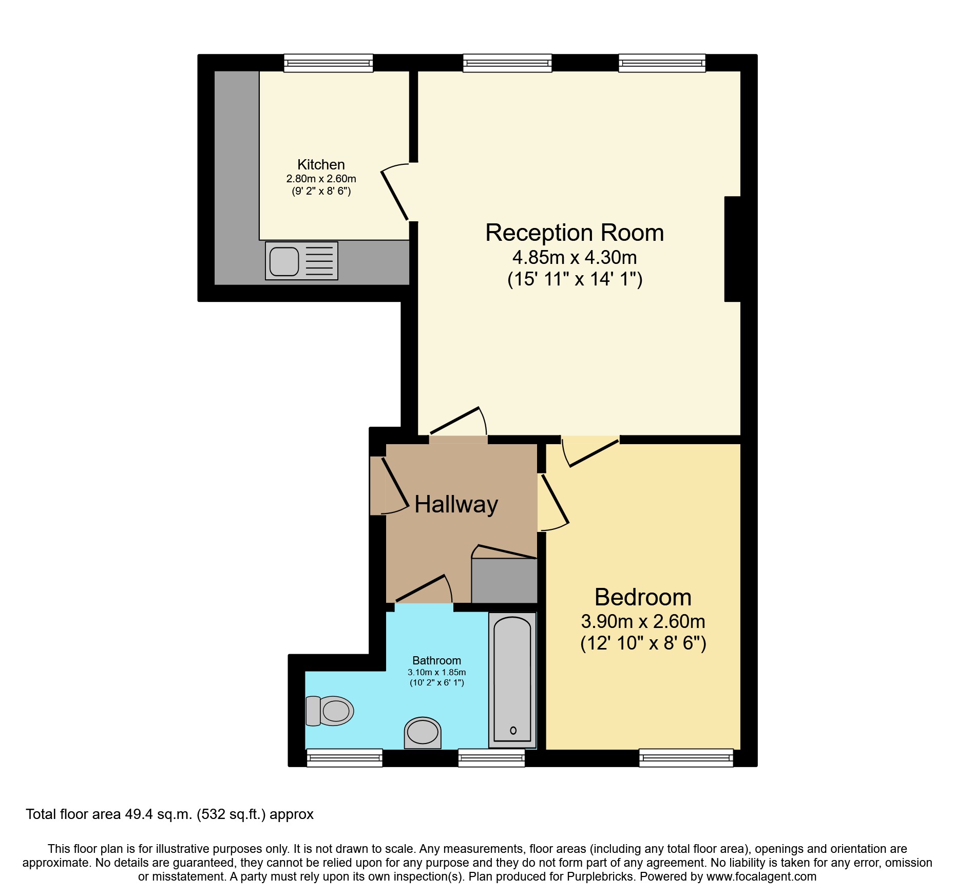 Outram Road, Croydon CR0, 1 bedroom flat for sale - 70361866 ...