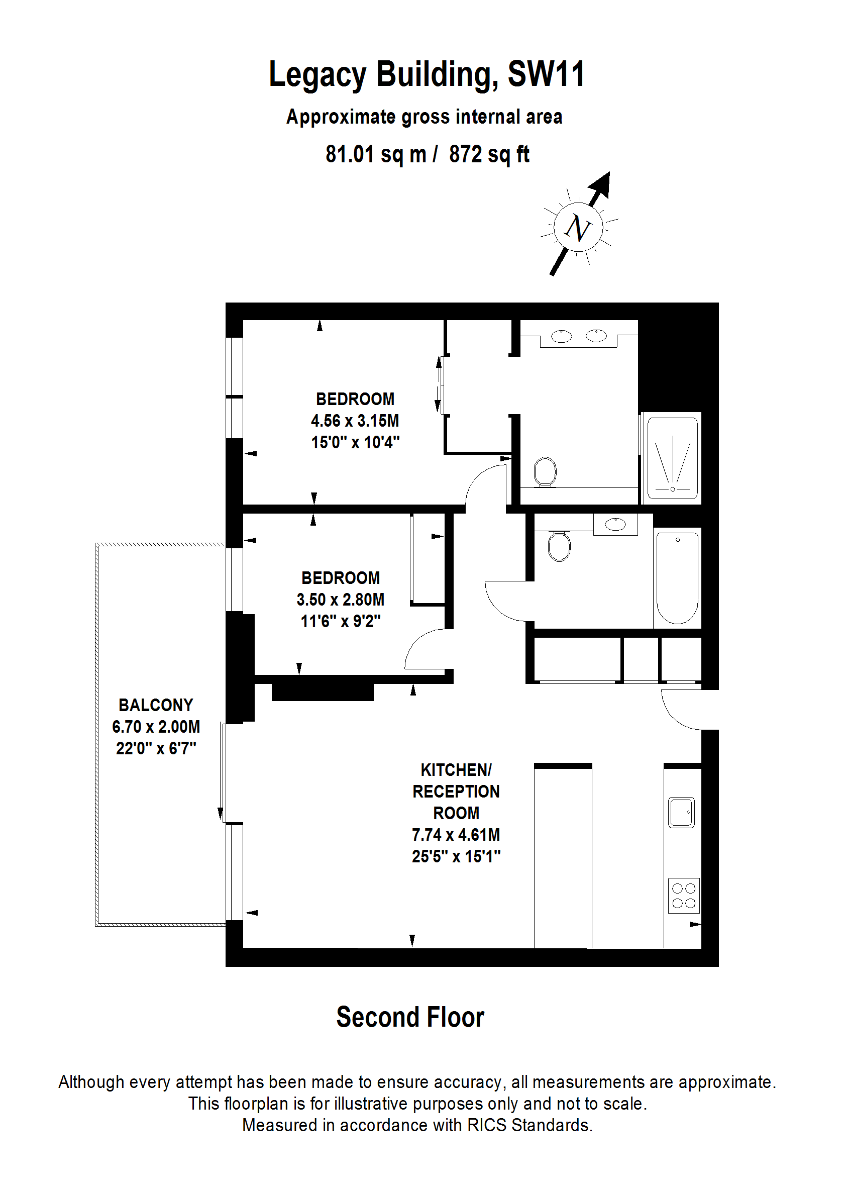 Legacy Building, Embassy Gardens, Nine Elms SW11, 2 bedroom flat for ...