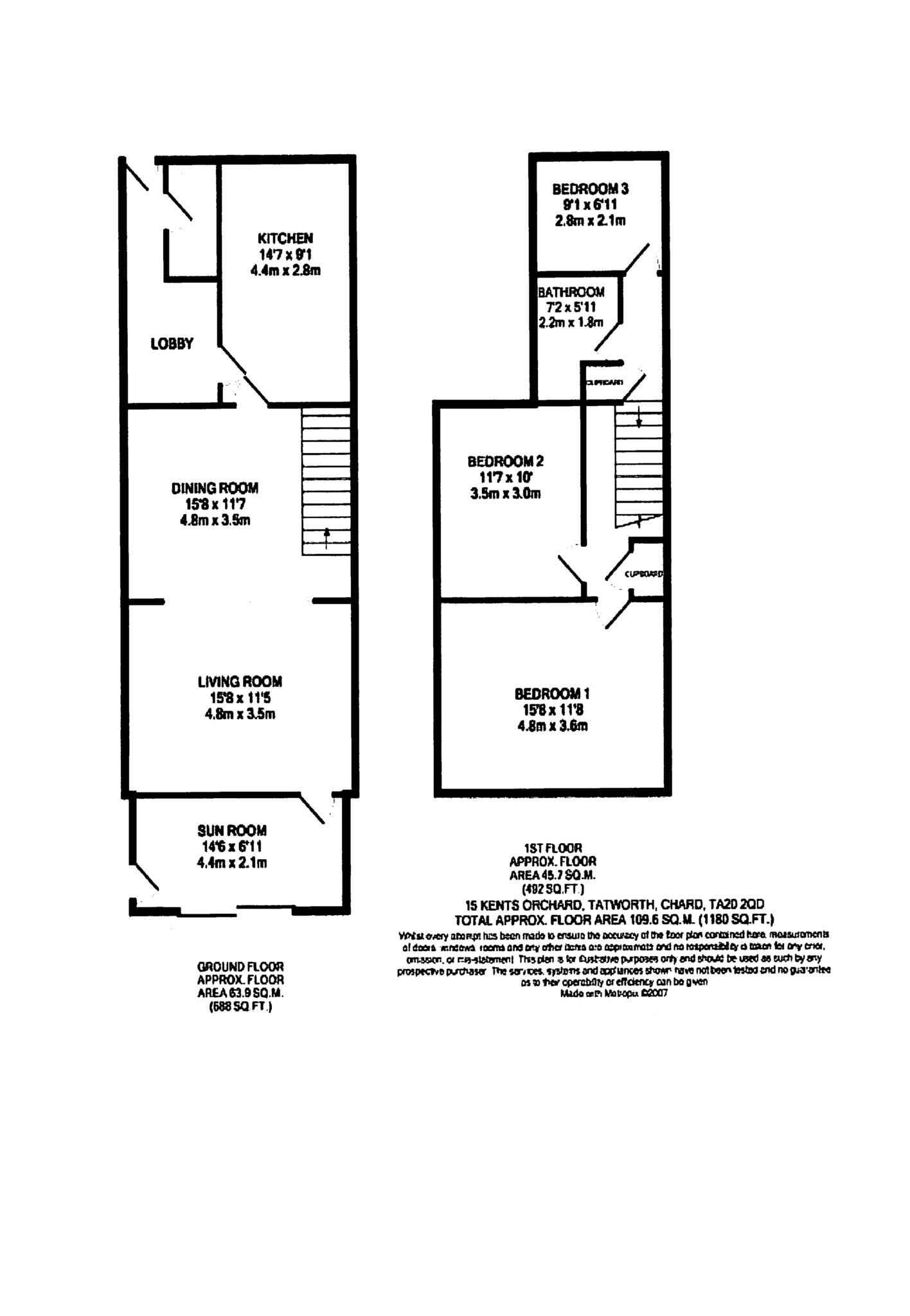 Free property report 15, Kent's Orchard, South Chard, Chard, TA20 2QD ...