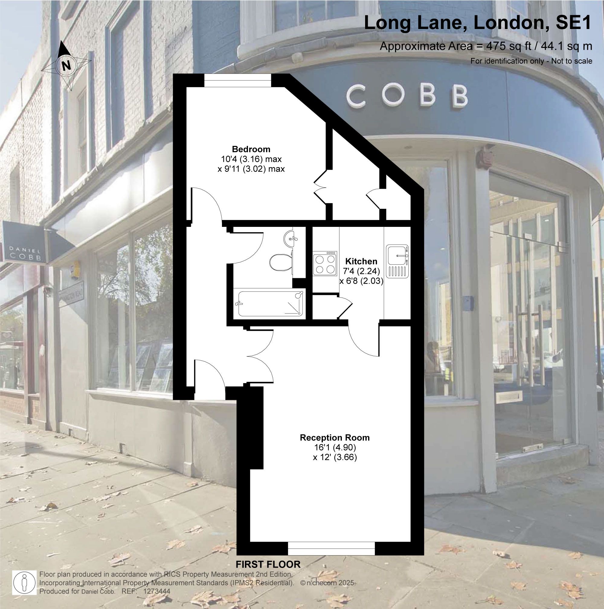 Tanners Yard, Long Lane. SE1, 1 bedroom flat for sale - 69895483 ...