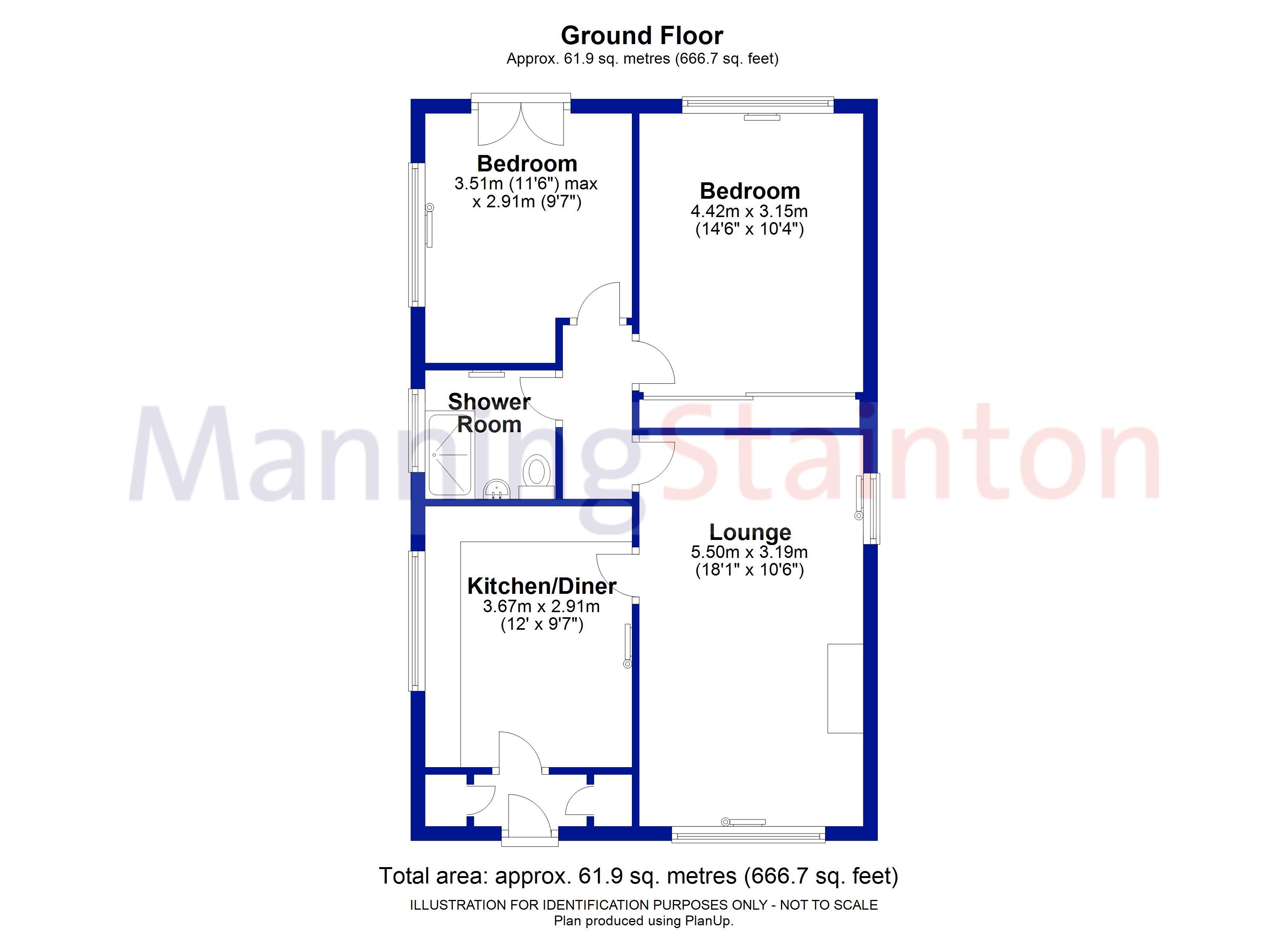 Springbank Close, Farsley, Pudsey, West Yorkshire LS28, 2 bedroom ...