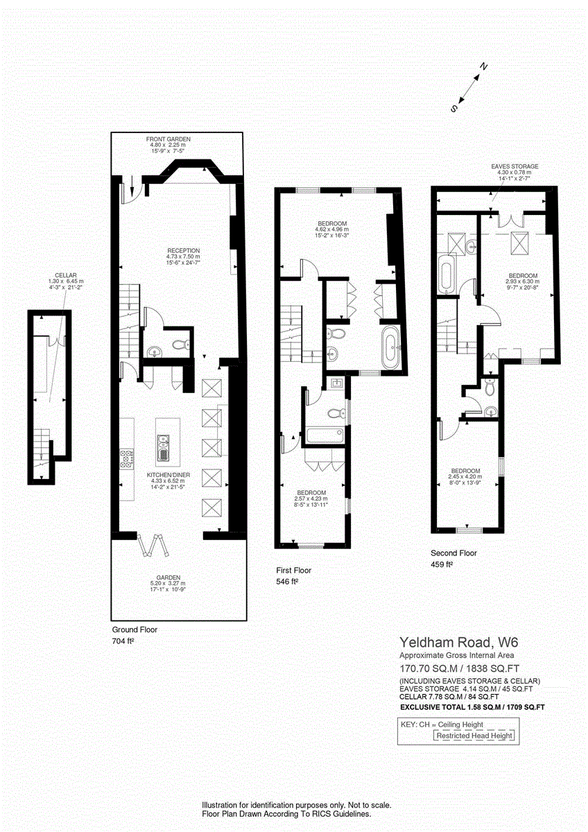 Yeldham Road, Hammersmith, London W6, 4 bedroom terraced house for sale ...
