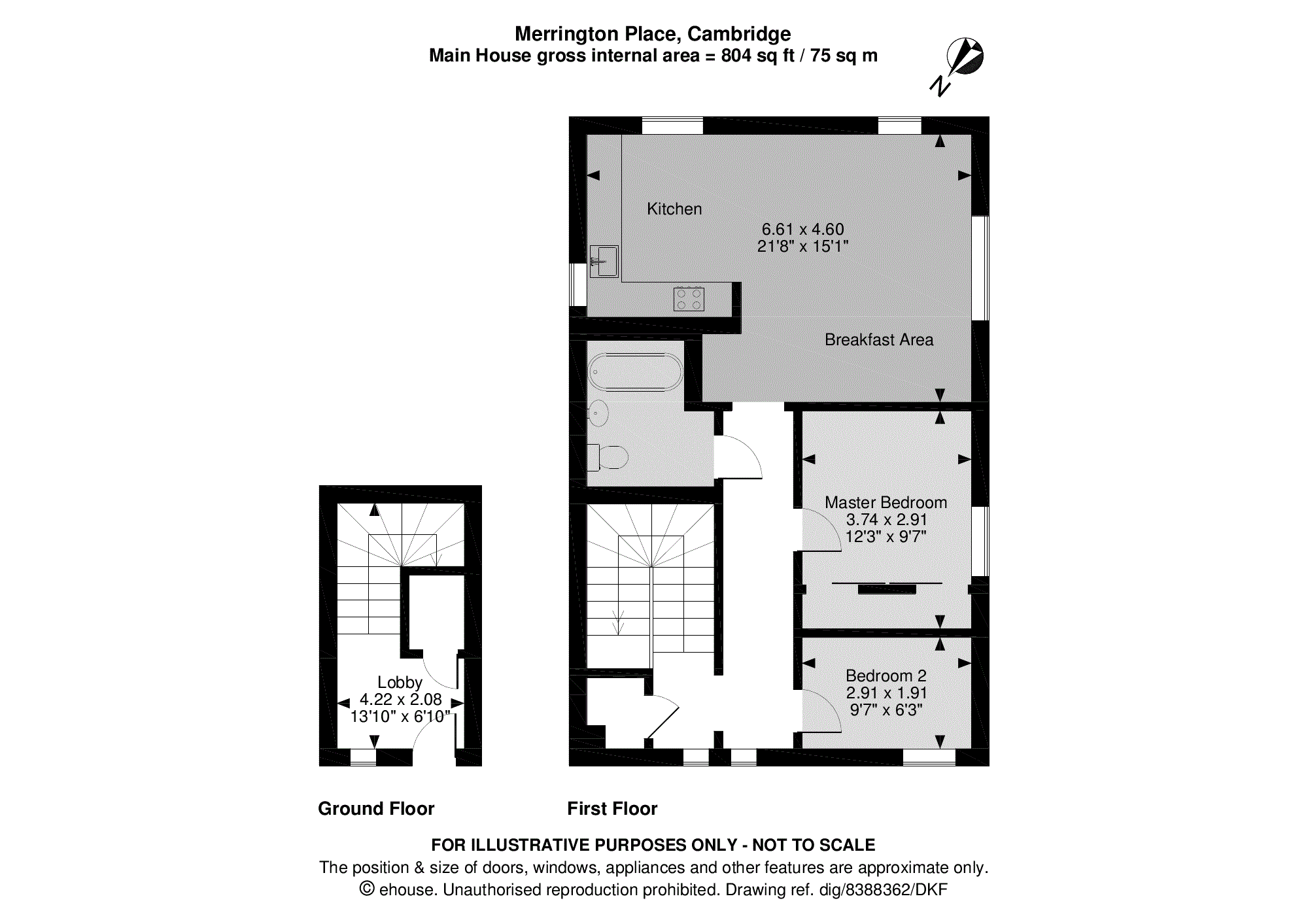 Merrington Place, Impington, Cambridge CB24, 2 bedroom flat to rent ...