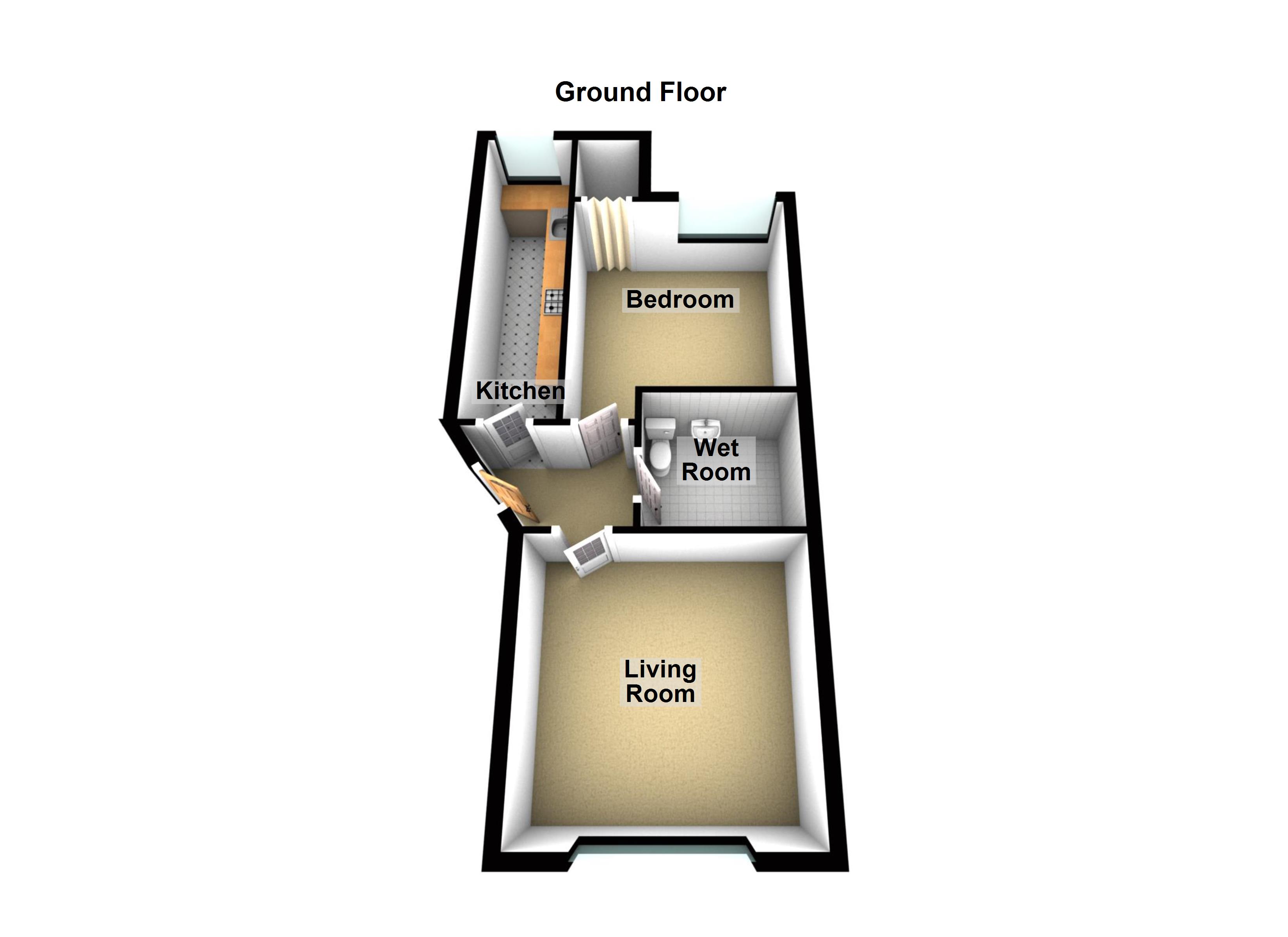 1 bed flat for sale in Friar Street, Perth PH2 - Zoopla