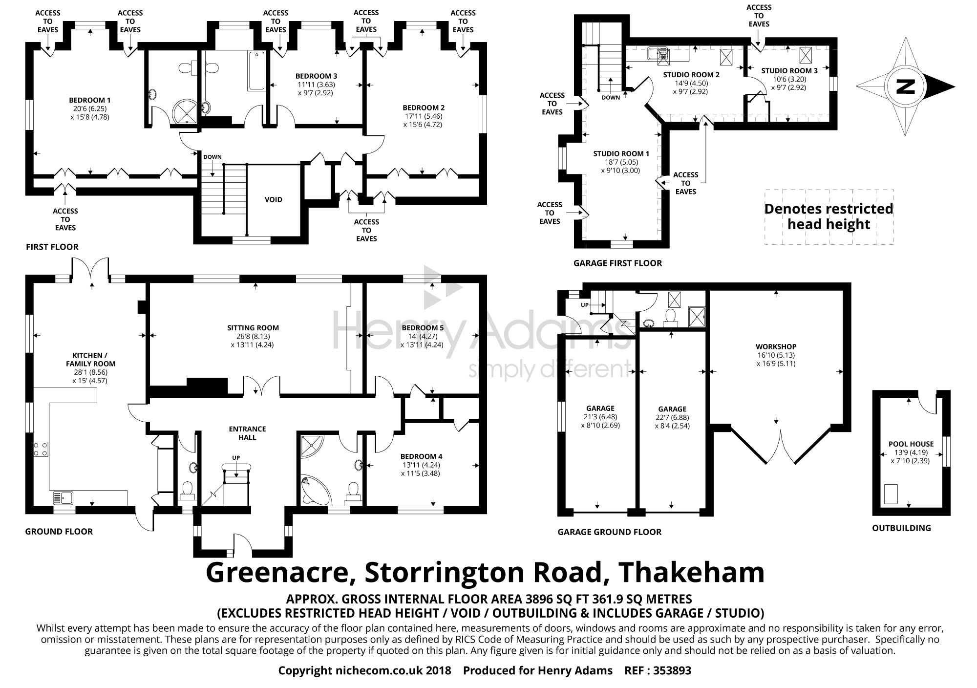Storrington Road, Thakeham RH20, 5 bedroom detached house for sale ...