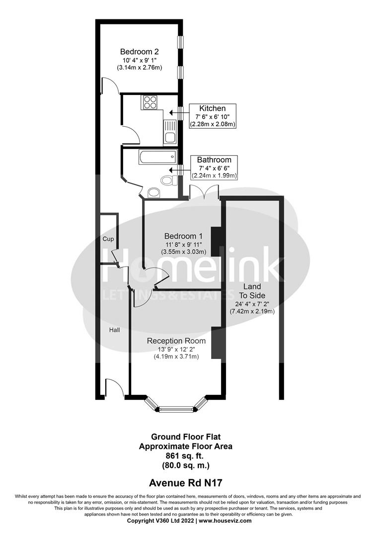 The Avenue, Bruce Grove N17, 2 bedroom flat for sale - 63458738 ...