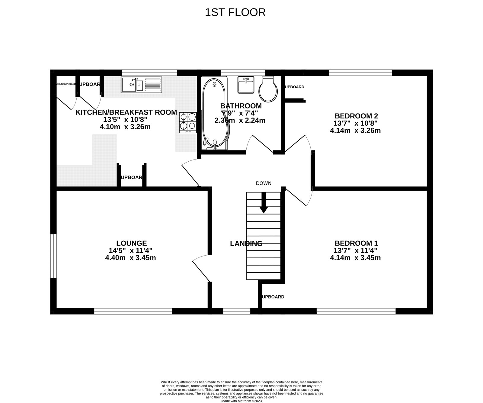 North Farm Road Farnborough Hampshire Gu14 2 Bedroom Maisonette For