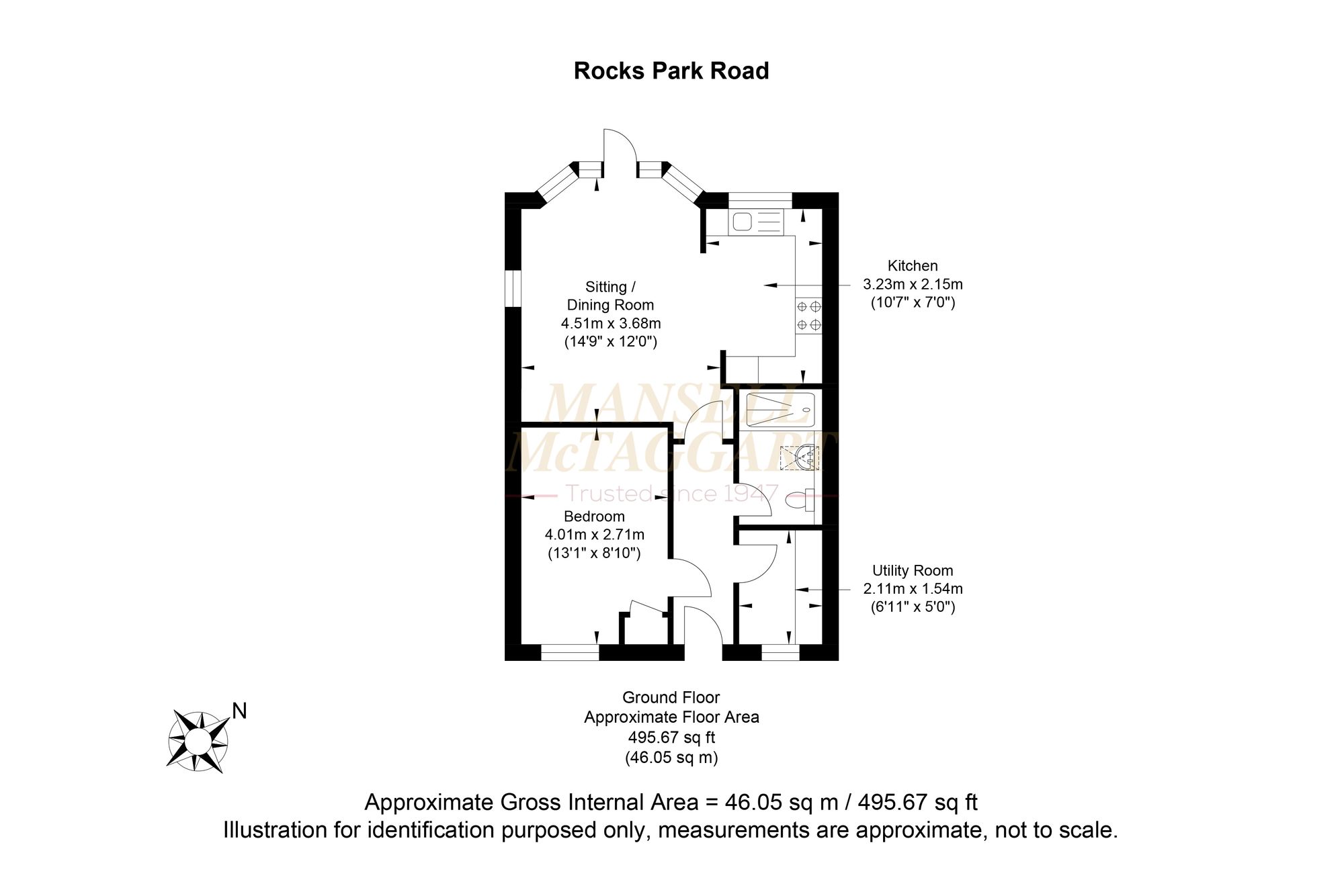 Rocks Park Road, Uckfield TN22, 1 bedroom property for sale - 69831250 ...