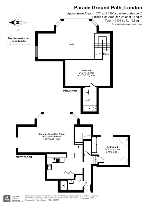 Parade Ground Path, London SE18, 2 bedroom flat for sale - 61746214 ...