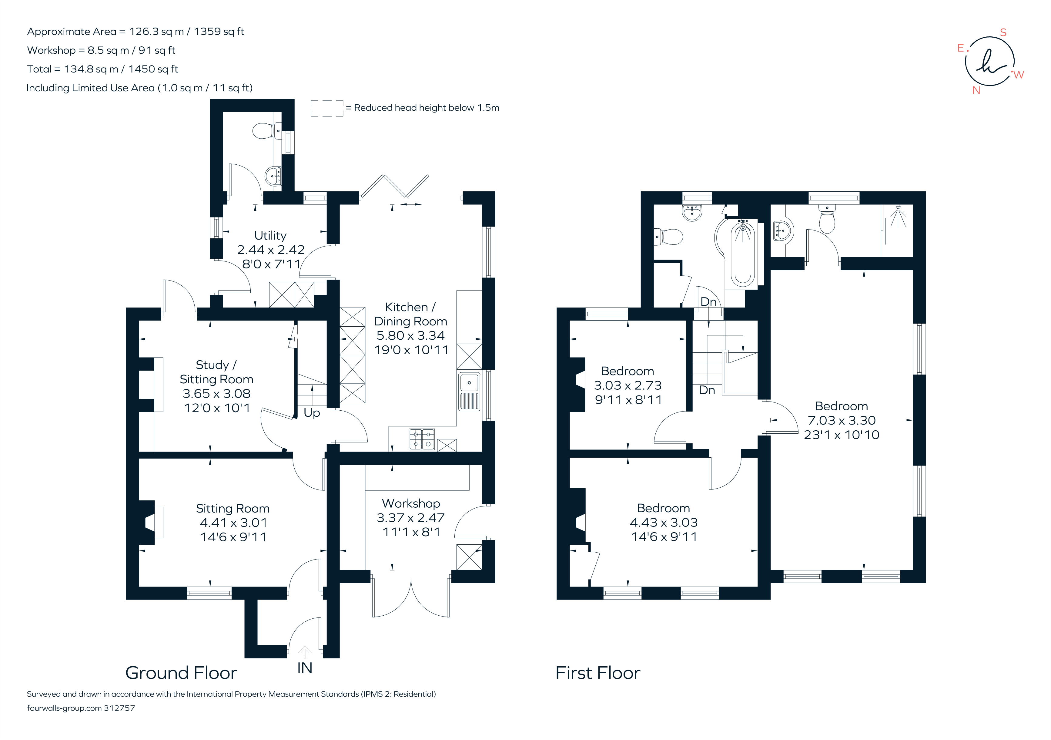 Brightstone Lane, Lower Farringdon, Alton, Hampshire GU34, 3 bedroom ...