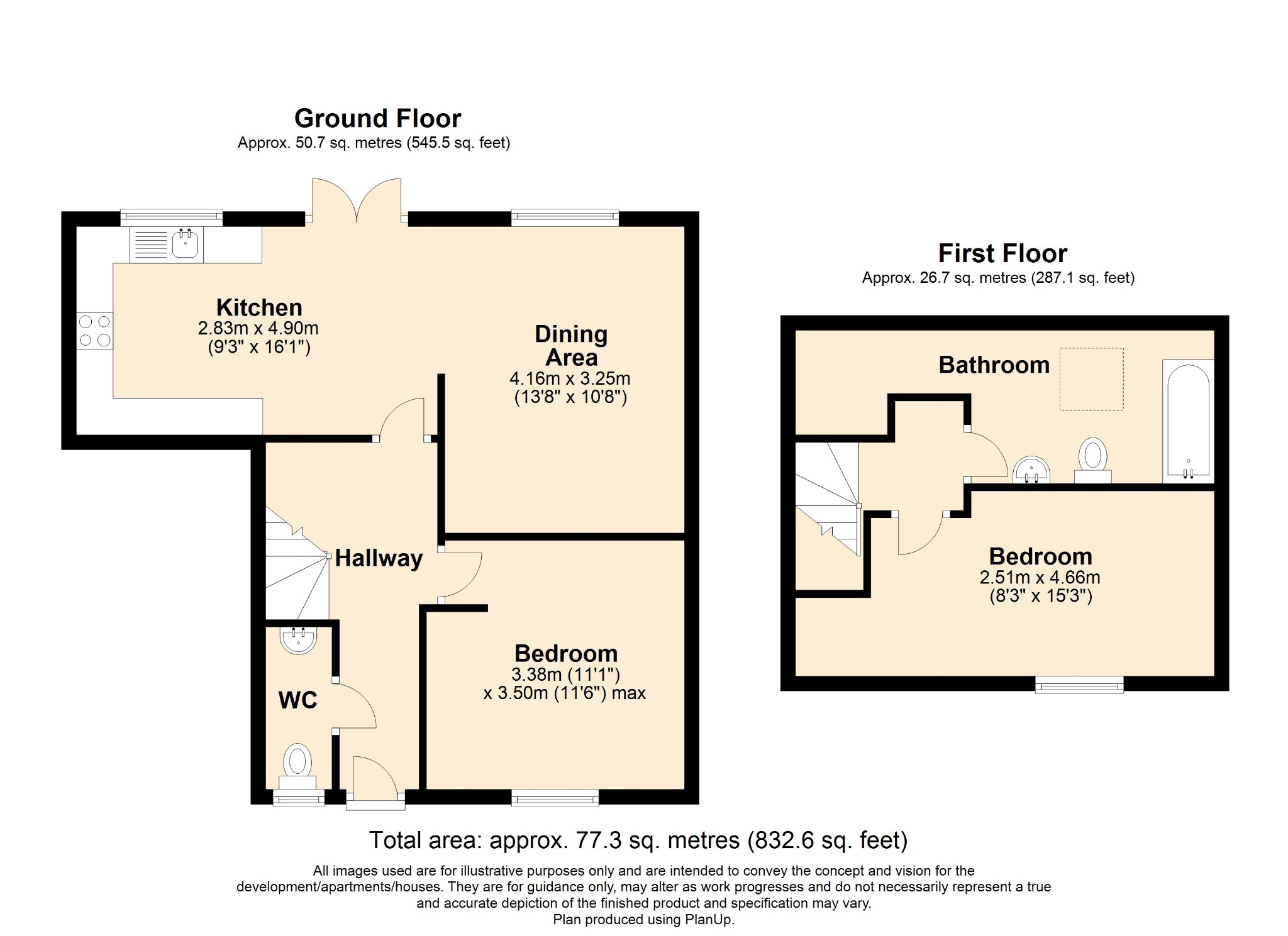 Ivy House Paddocks, Ketley, Telford, Shropshire TF1, 2 bedroom semi ...