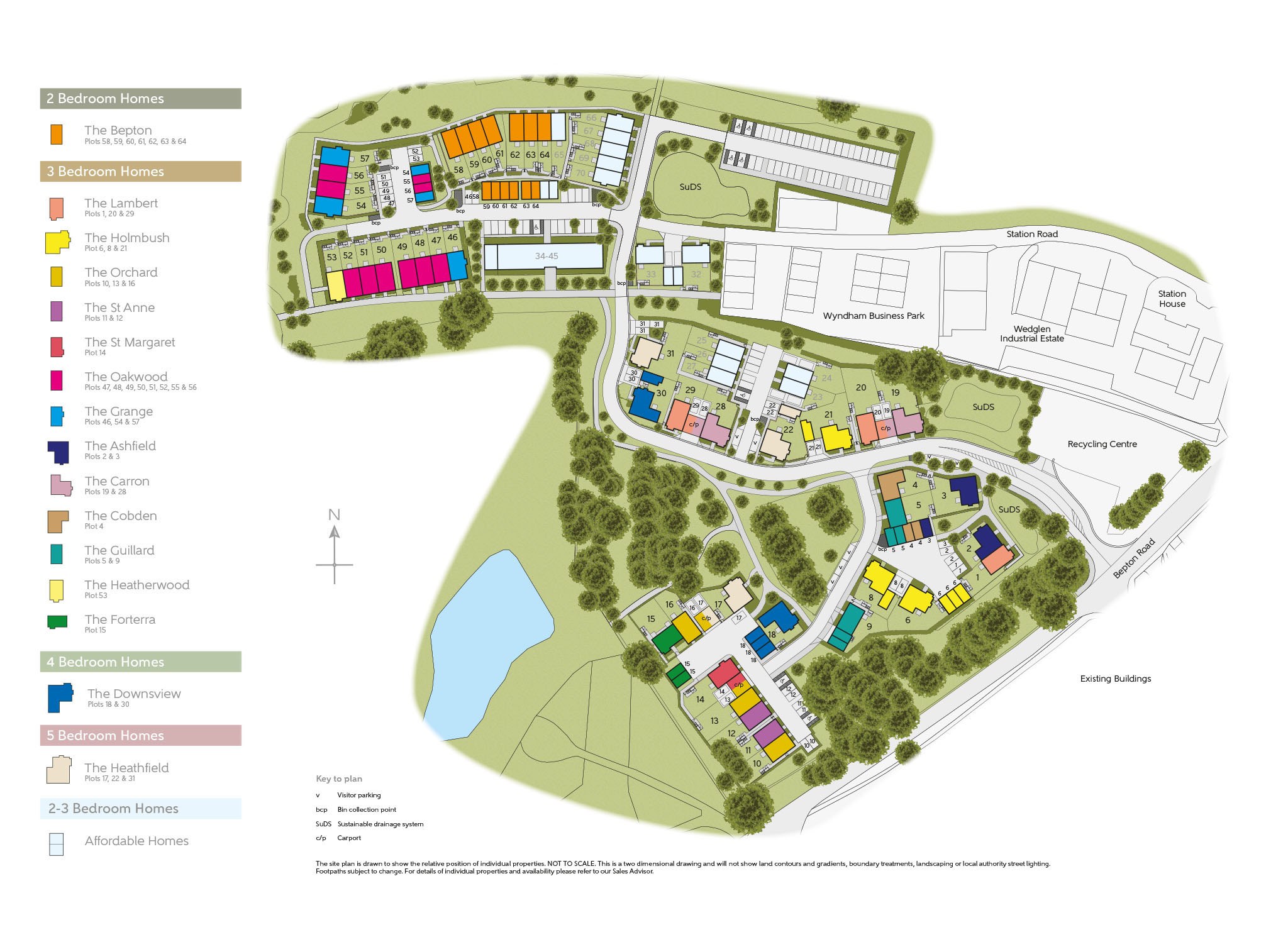 "The Lambert" at Bepton Road, Midhurst GU29, 3 bedroom link-detached ...