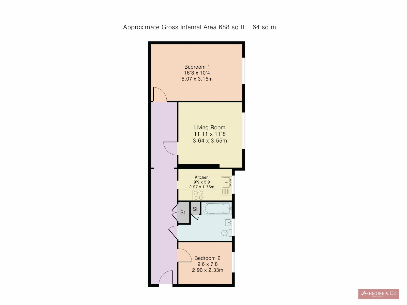 Quadrant Close, The Burroughs, Hendon, London NW4, 2 bedroom flat for ...
