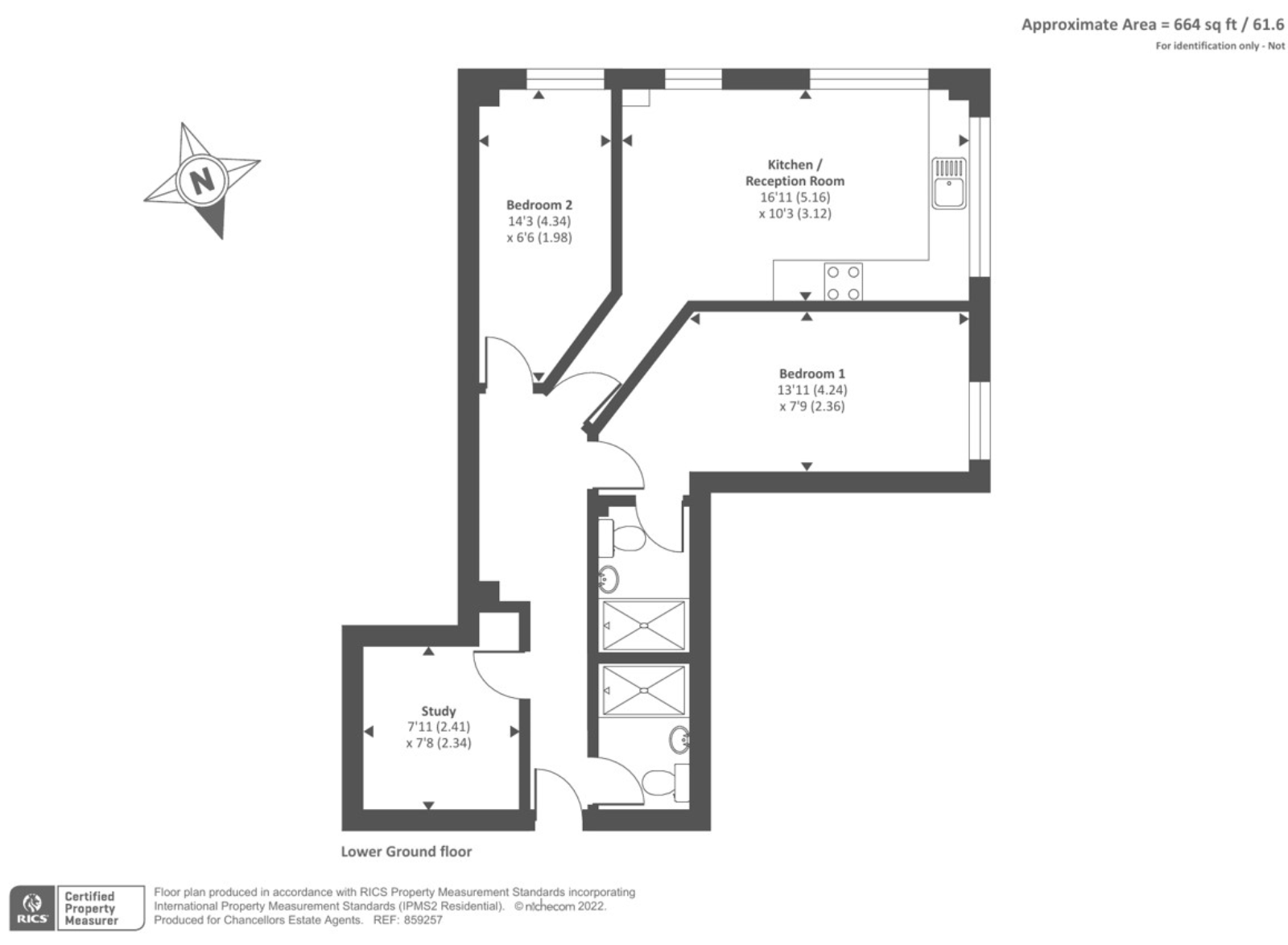 Lime Tree Way, Basingstoke RG24, 2 bedroom flat to rent - 62612383 ...