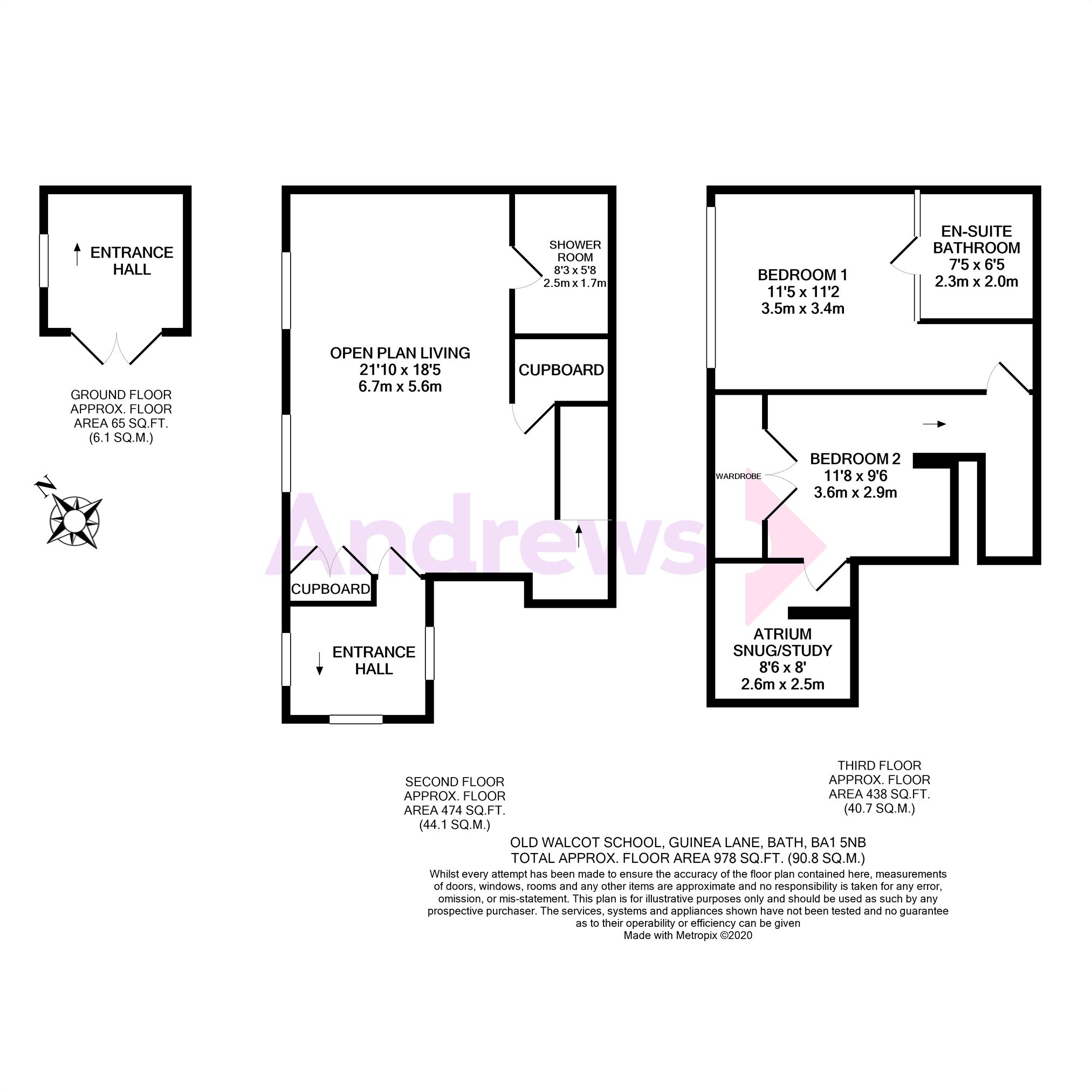 Old Walcot School, Guinea Lane, Bath, Somerset BA1, 2 bedroom flat for ...