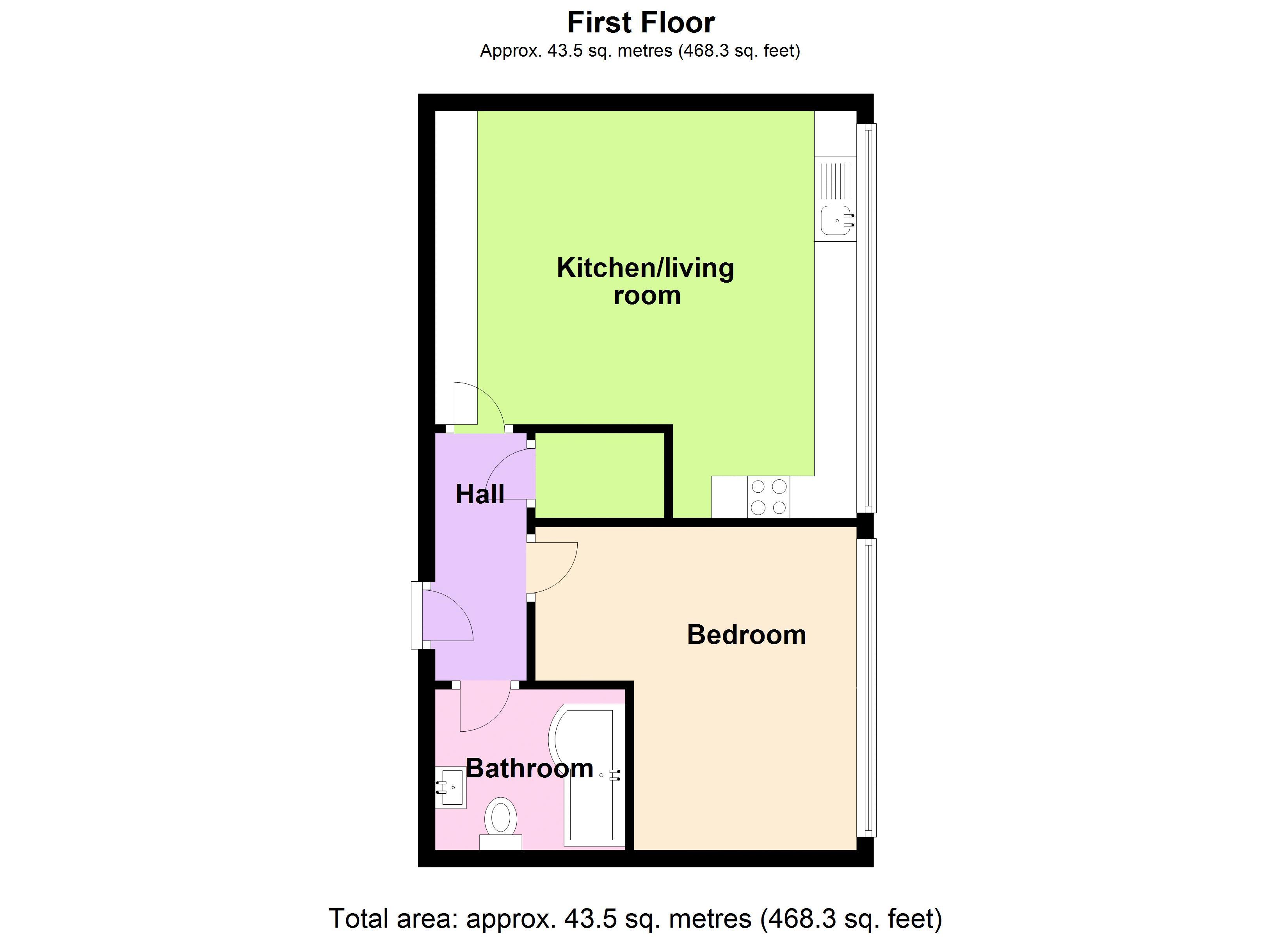 Windsor Road, Trowbridge BA14, 1 bedroom flat to rent - 66487614 ...