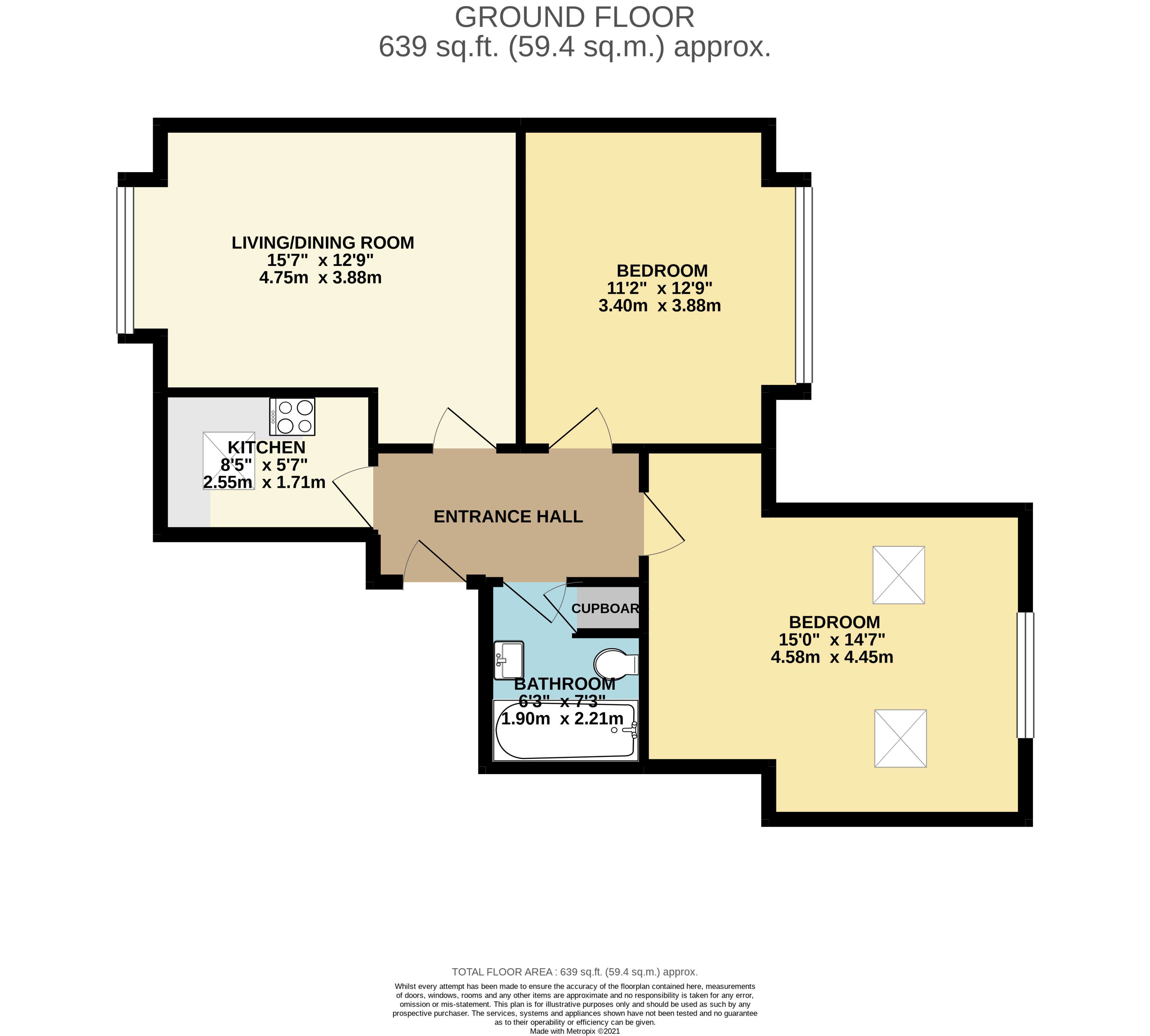 Addington Road, Reading RG1, 2 bedroom flat for sale - 58998252 ...