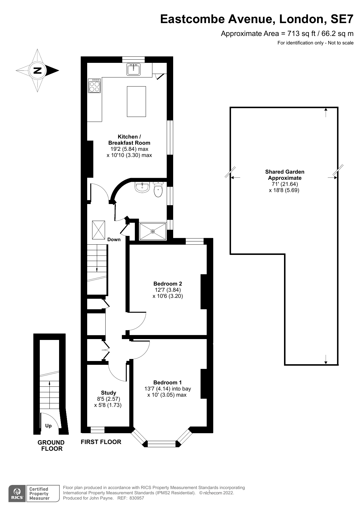 Eastcombe Avenue, London SE7, 2 bedroom flat for sale - 61135216 ...