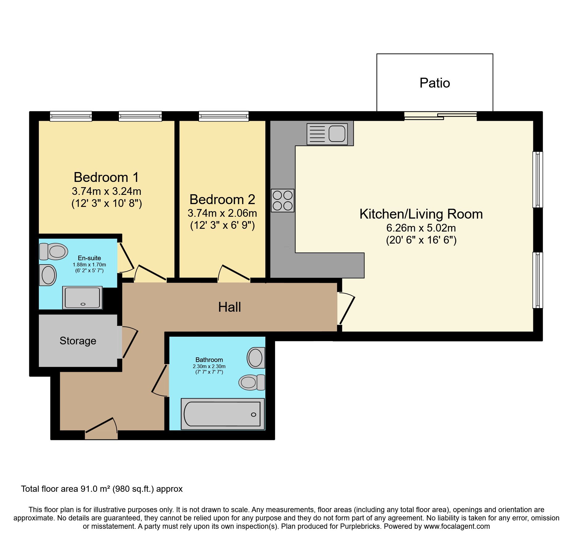 425 Ashton Old Road, Manchester M11, 2 bedroom flat for sale - 67281895 ...