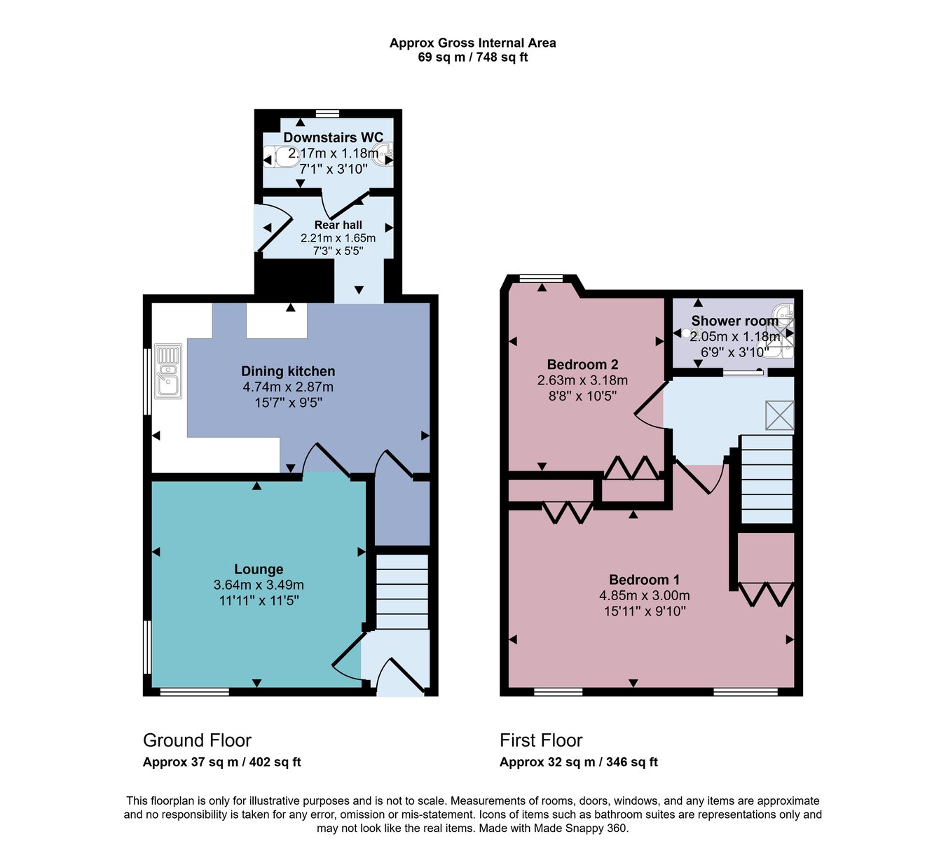 Doune Road, Dunblane FK15, 2 bedroom property for sale - 69743958 ...