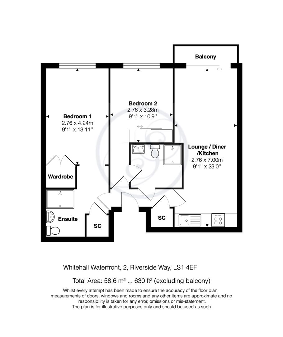 Free property report 135, Whitehall Waterfront, 2, Riverside Way, Leeds ...