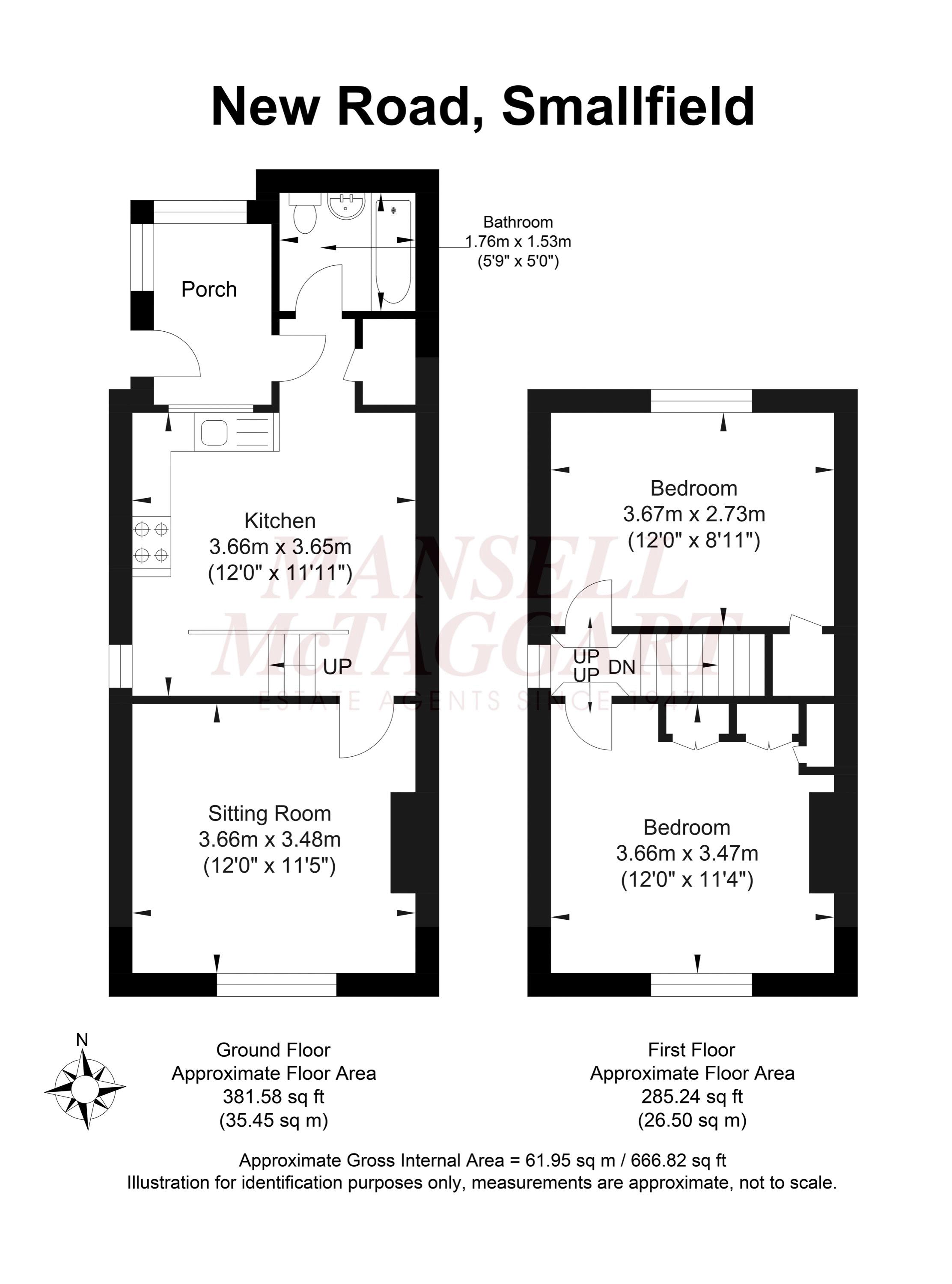New Road, Smallfield, Surrey RH6, 2 bedroom end terrace house for sale ...