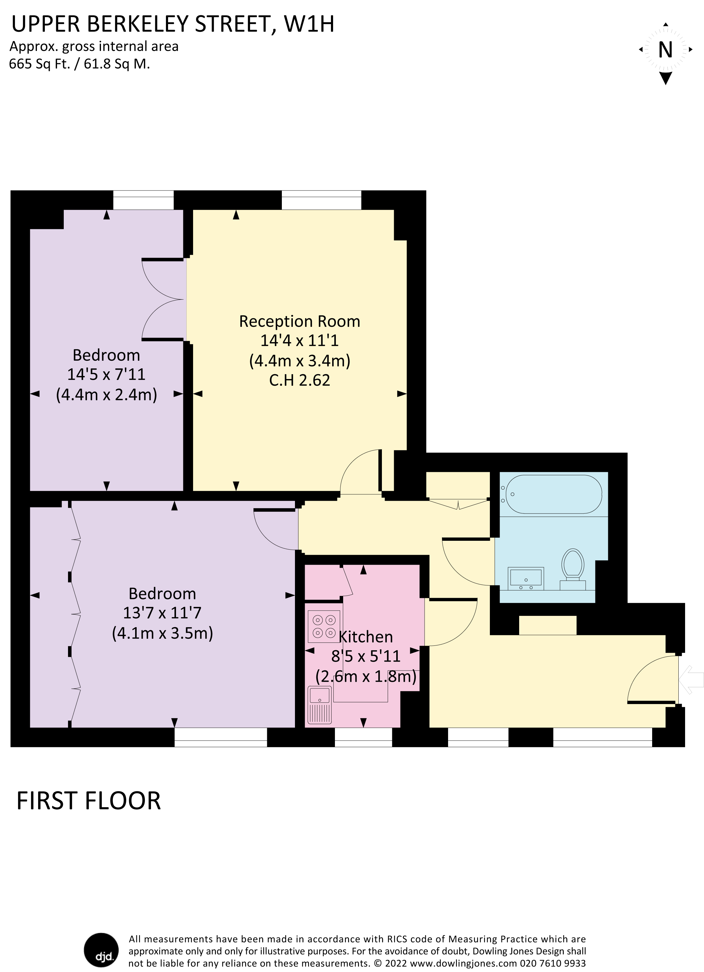 Upper Berkeley Street, London W1H, 2 bedroom flat for sale - 65059826 ...