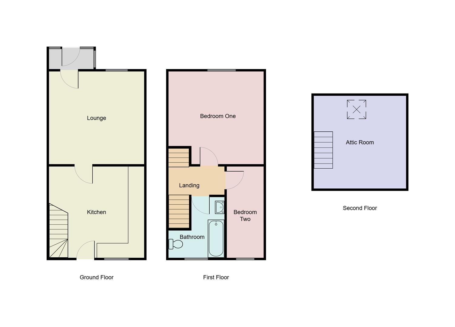 Vaughan Terrace, Great Houghton, Barnsley S72, 2 bedroom terraced house ...