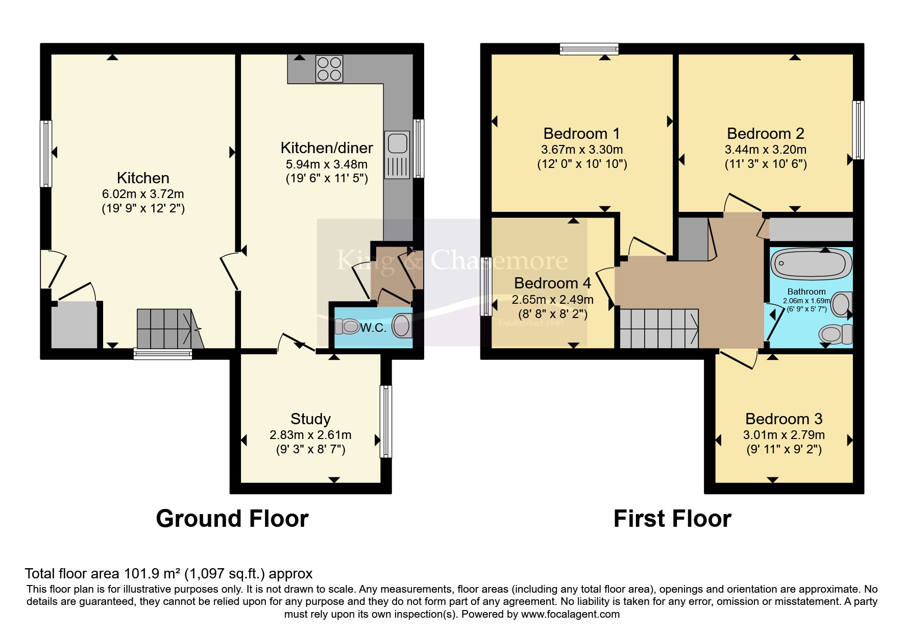 Whitehawk Way, Brighton, East Sussex BN2, 4 bedroom terraced house for ...