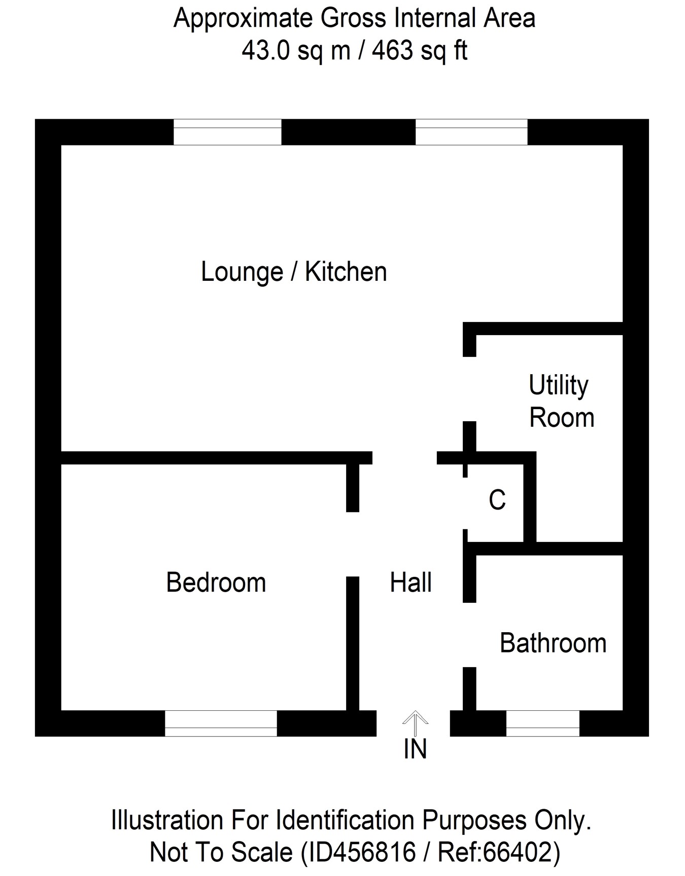 1 bed flat for sale in Front Street, Braco, Dunblane FK15 - Zoopla