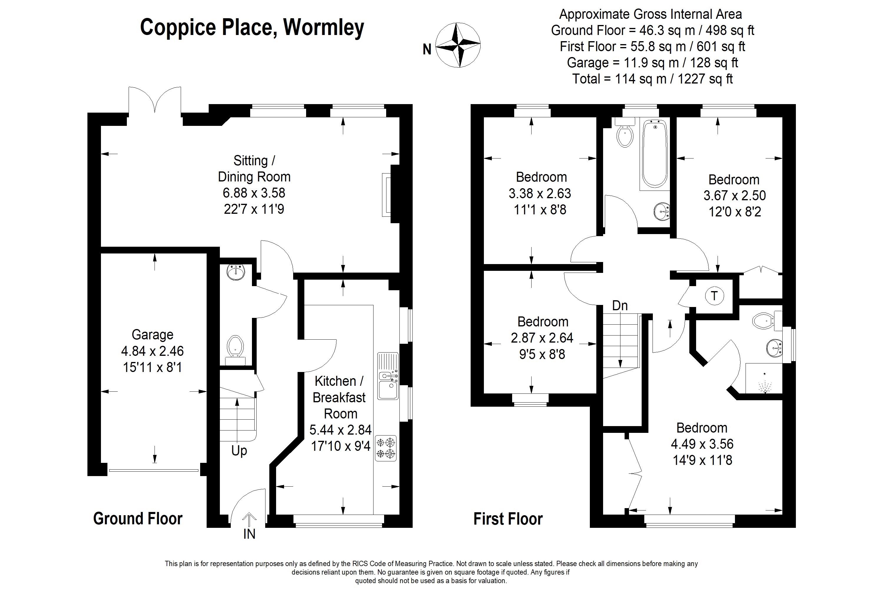 4 bed detached house to rent in Coppice Place, Wormley, Godalming GU8 ...