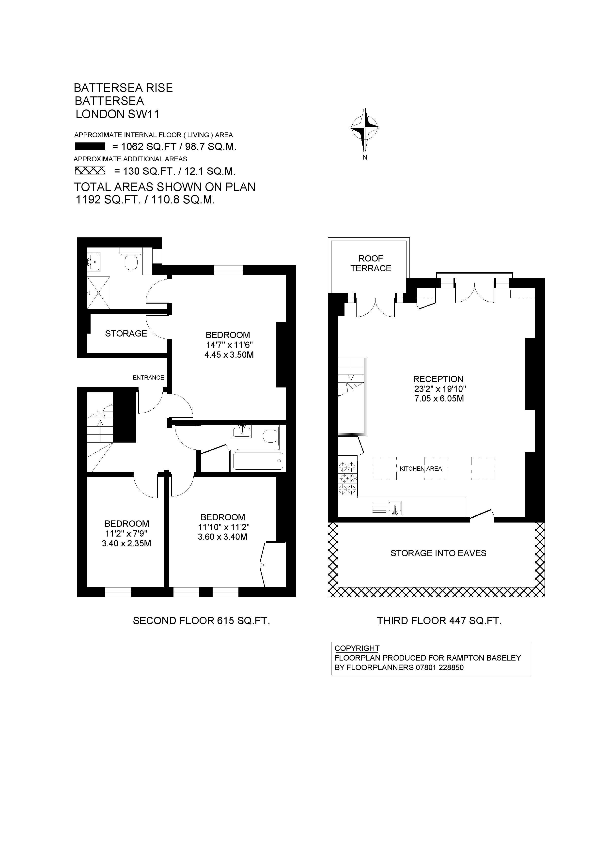 Battersea Rise, London SW11, 3 bedroom flat for sale - 62758083 | PrimeLocation