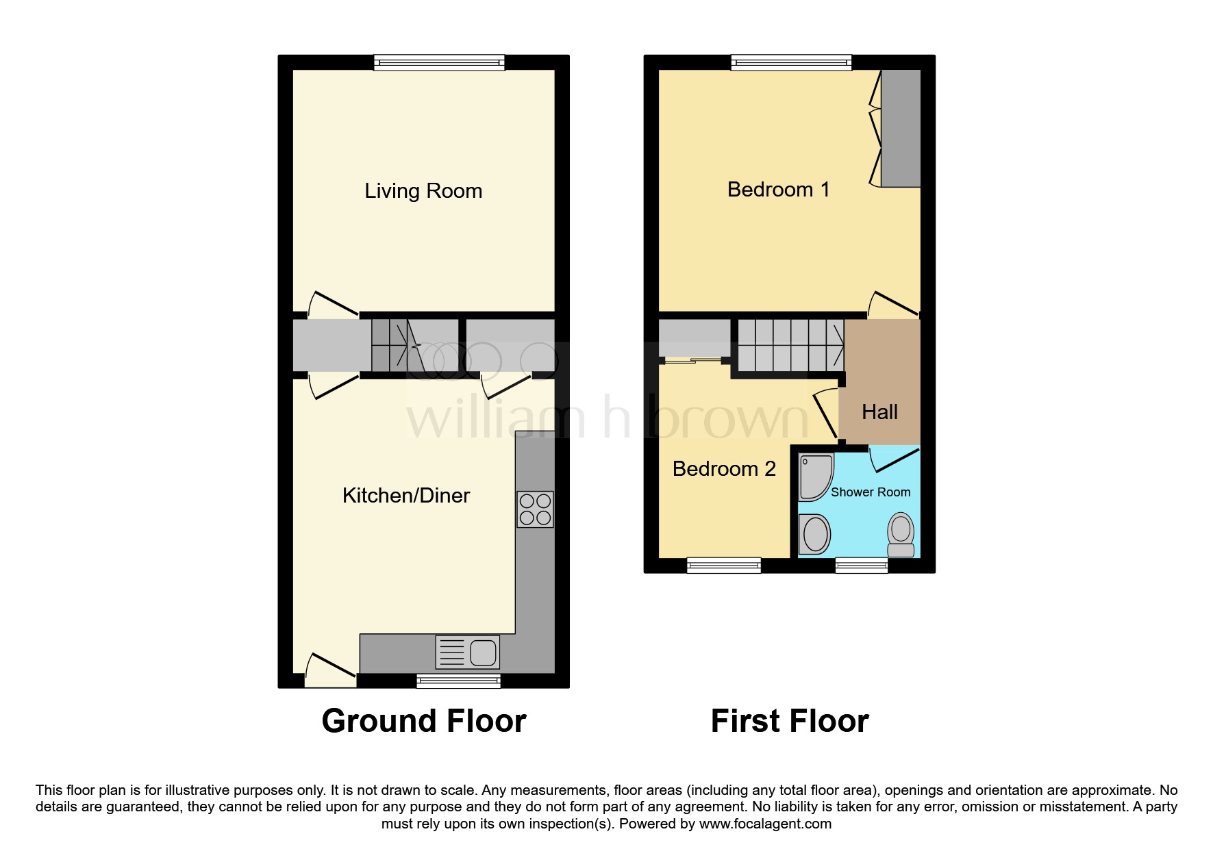 Upper Bank End Road Holmfirth Hd9 2 Bedroom End Terrace House For
